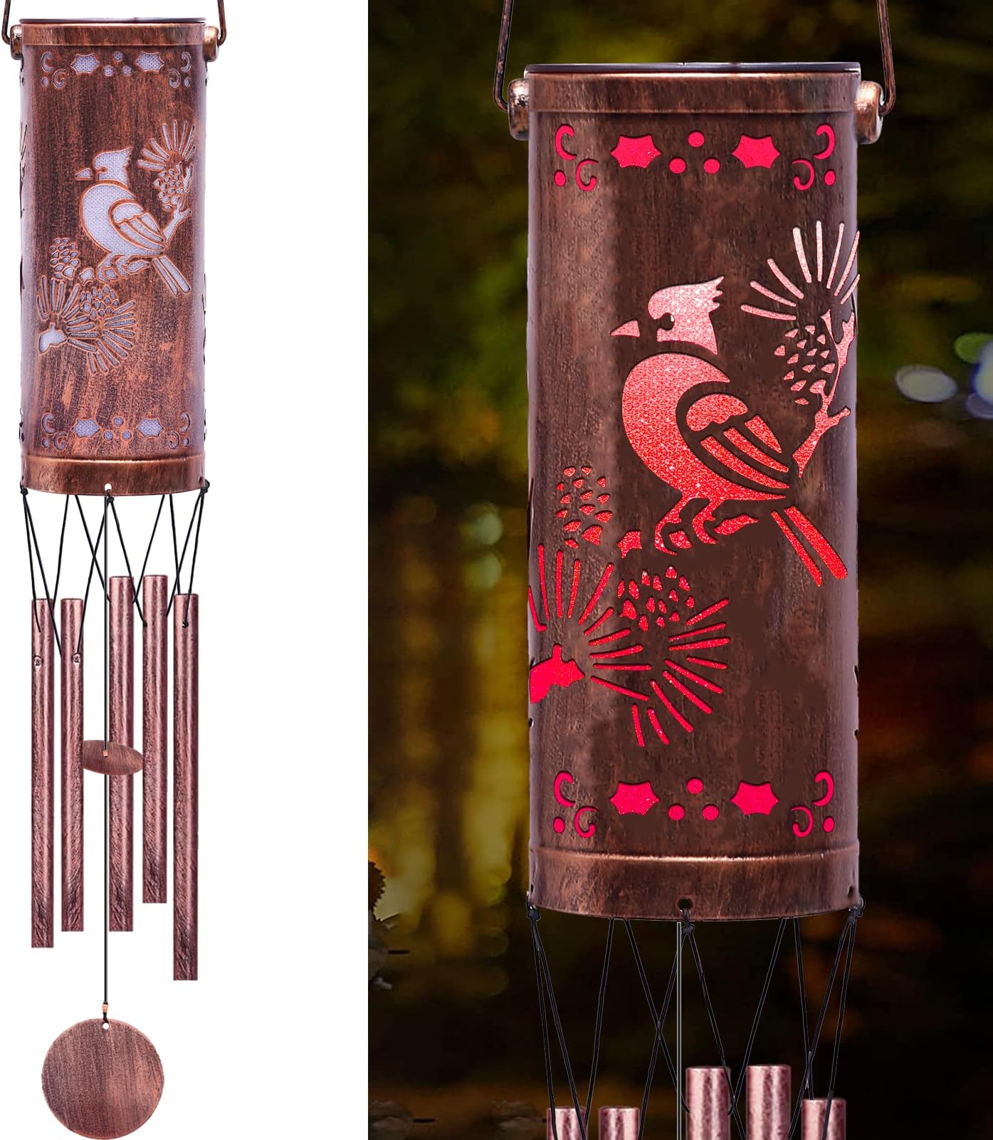 Amazon.com : Agirlgle Large Wind Bell Wind Chimes Outdoor Indoor ...