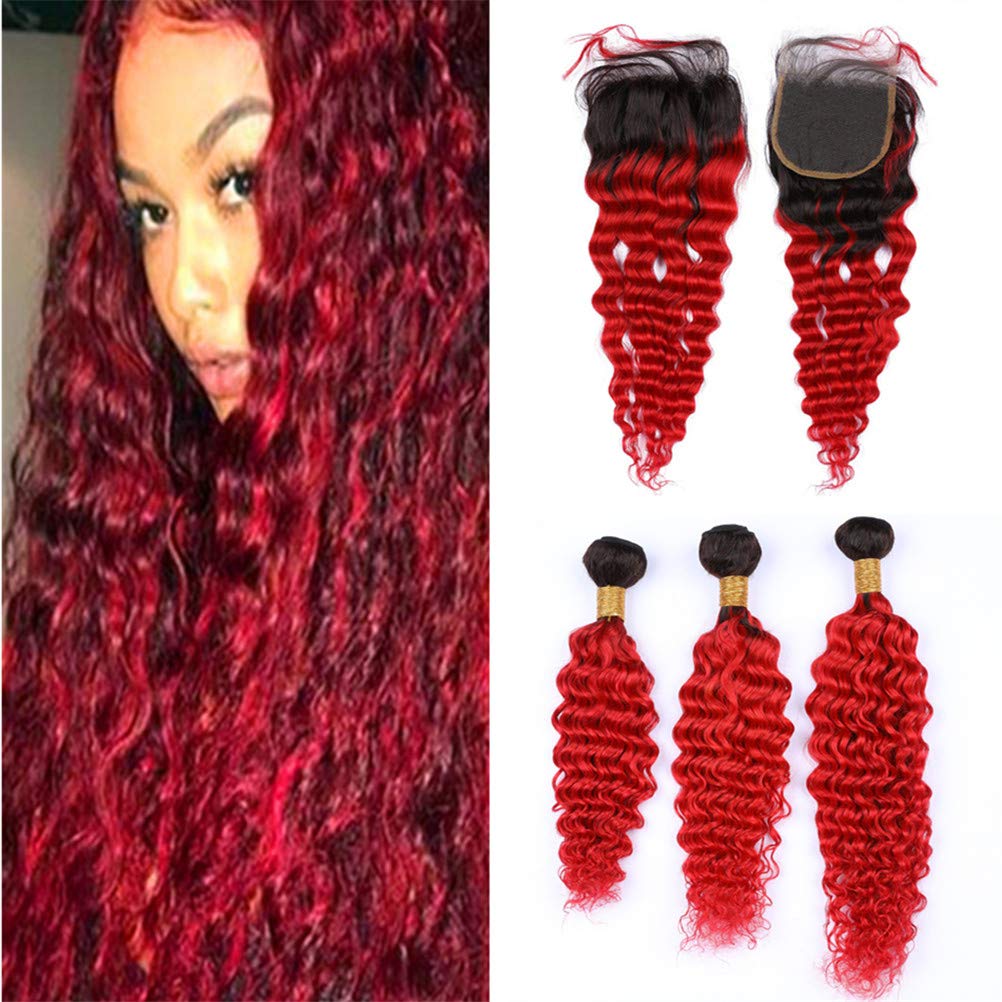Bright Red Hair Ombre