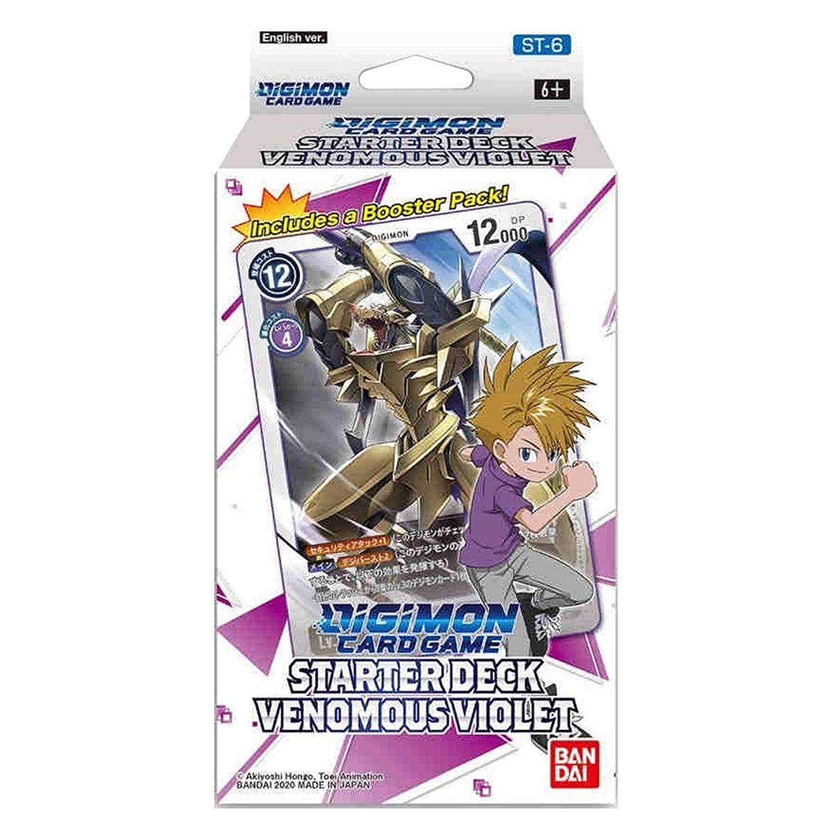 Buy JAPAN OFFICIAL Digimon Card Game Starter Deck Venomous Violet Matt ...