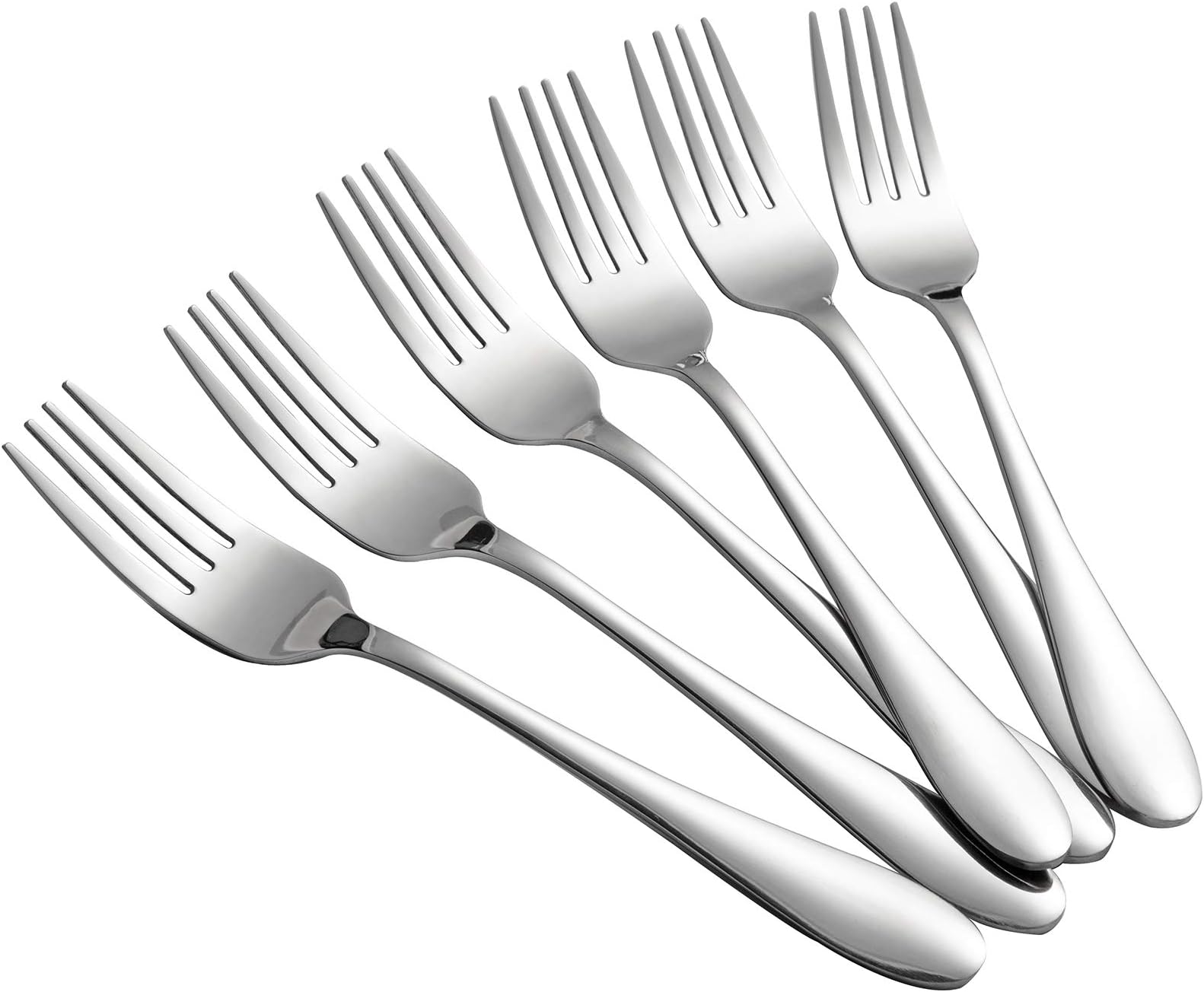 Amazon.com: Aebeky 12-Piece Stainless Steel Dessert Forks,Salad Forks ...