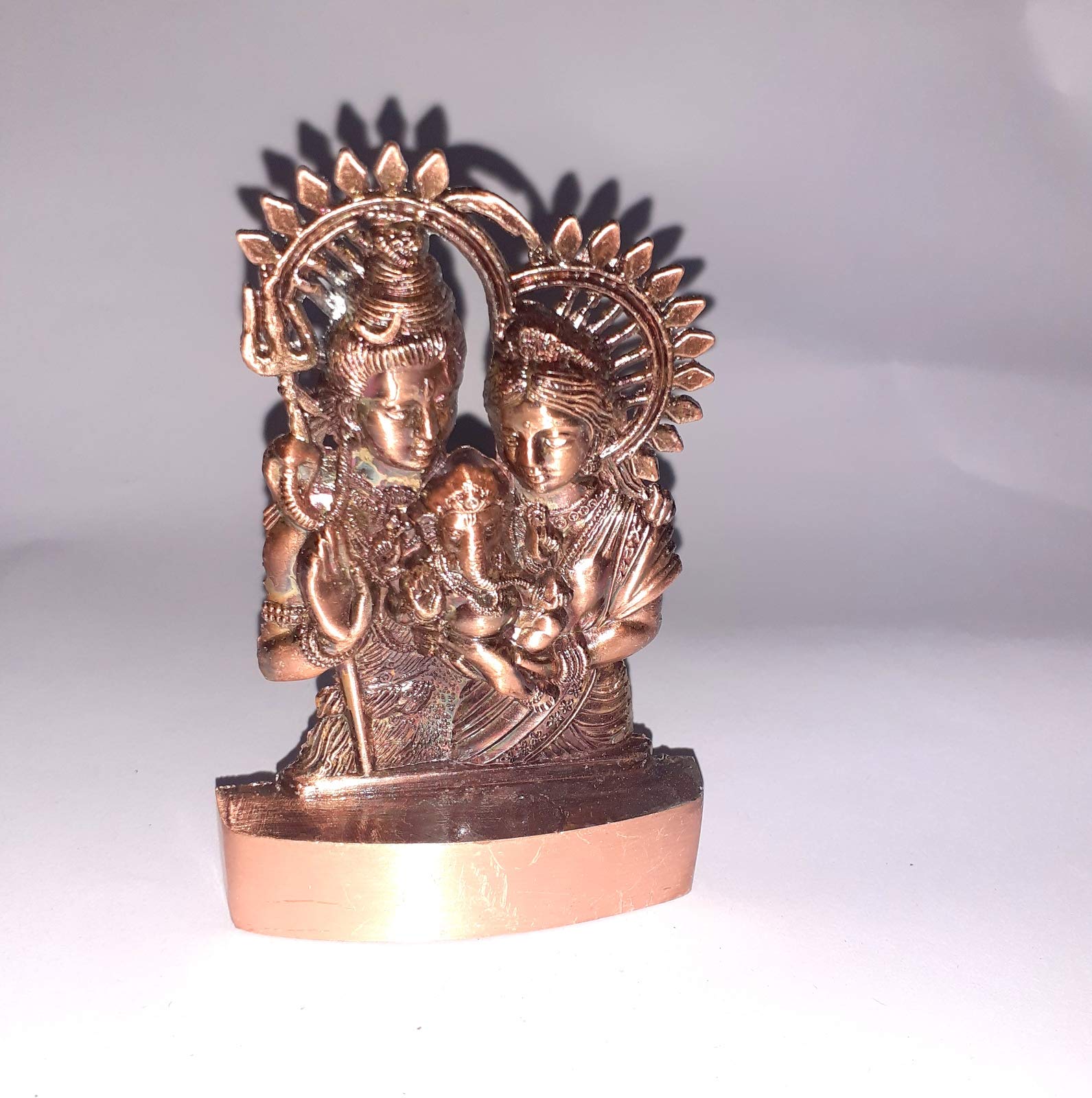4 Inch Parivar Shiva Family Shivparivar Purely Handcrafted Shiva ...