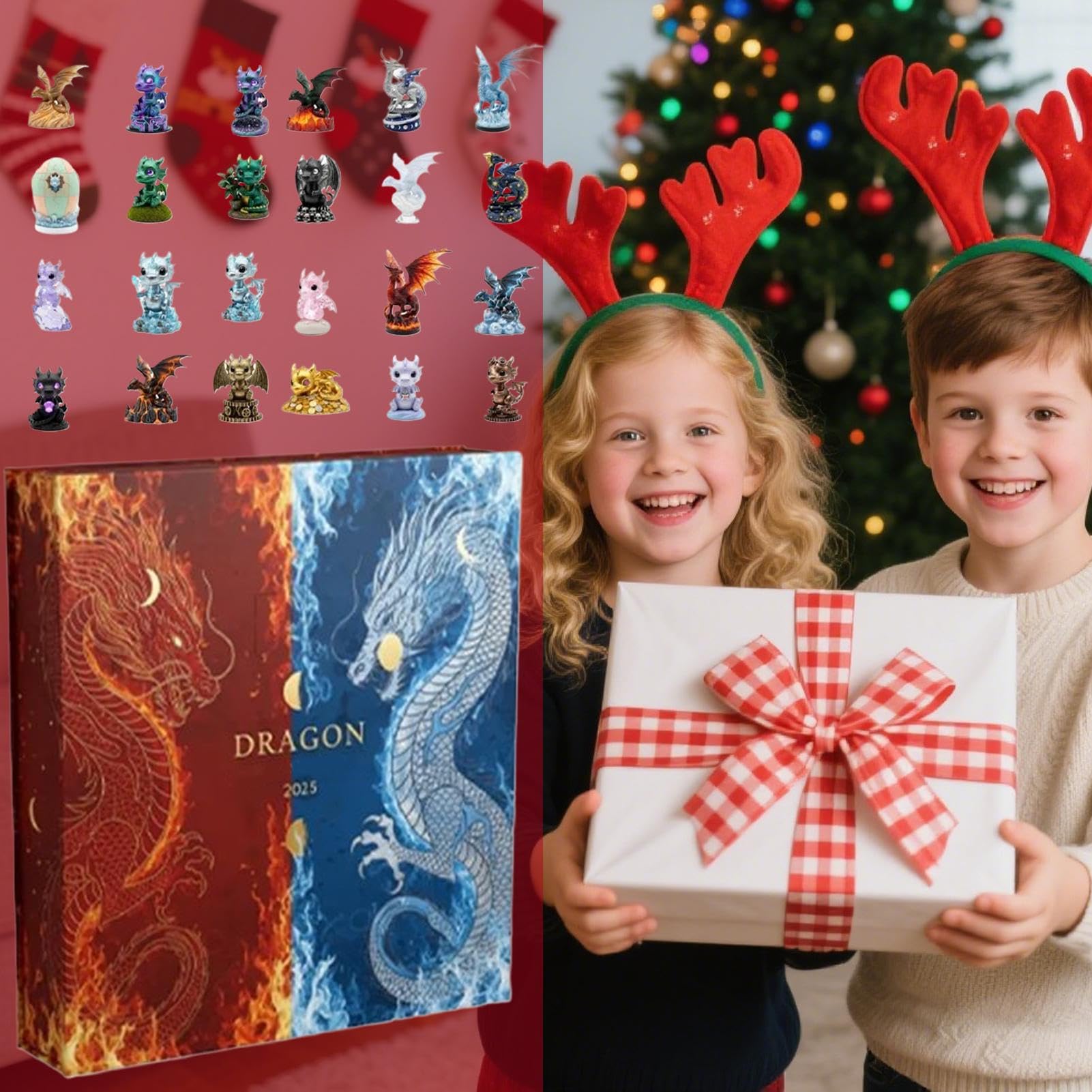 3d Dragon LEJHVAQK Dragon Advent Calendar 2025, Christmas Advent ...