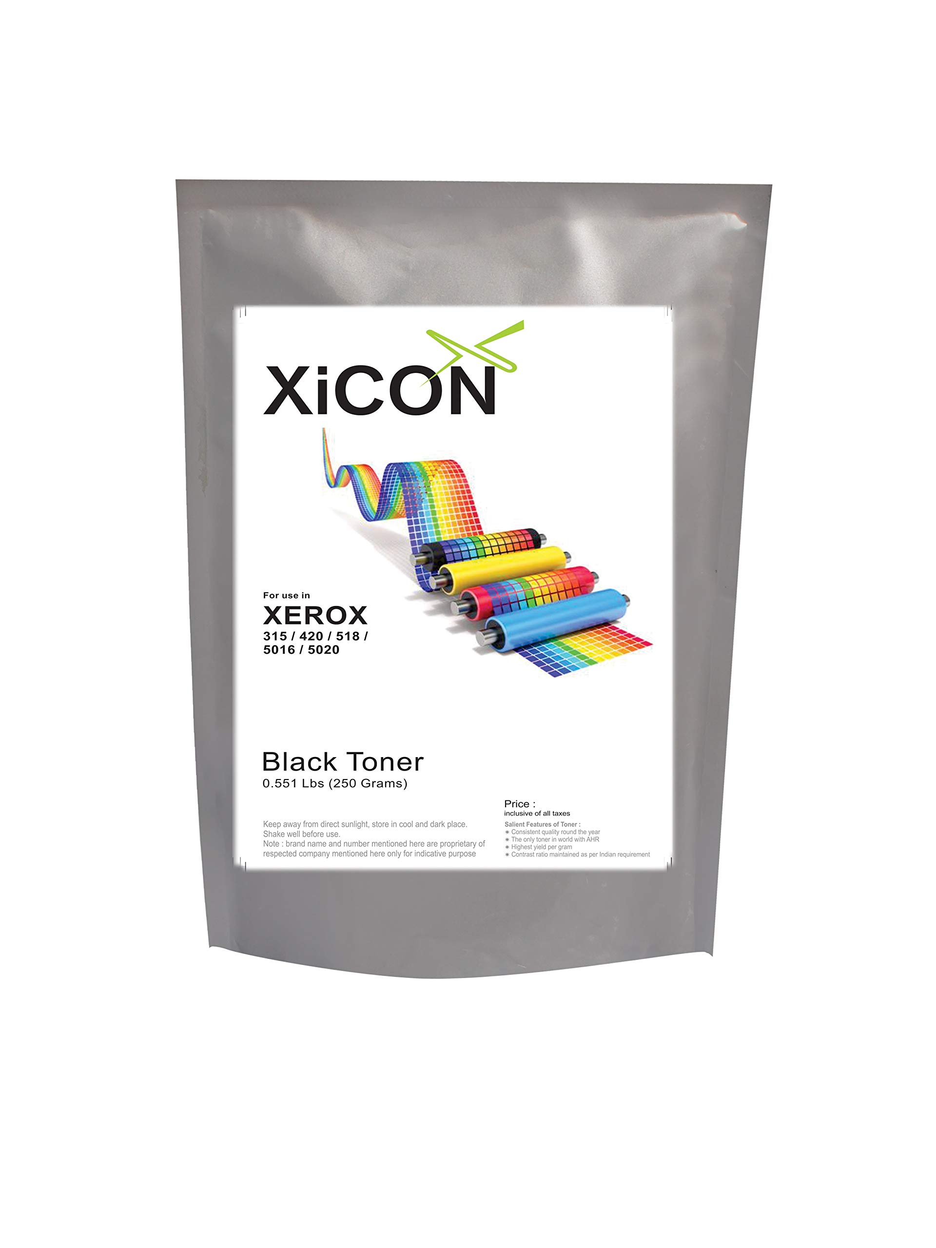 Xicon Black Toner Powder for use in Xerox 315/420 / 518/5016 / 5020 ...