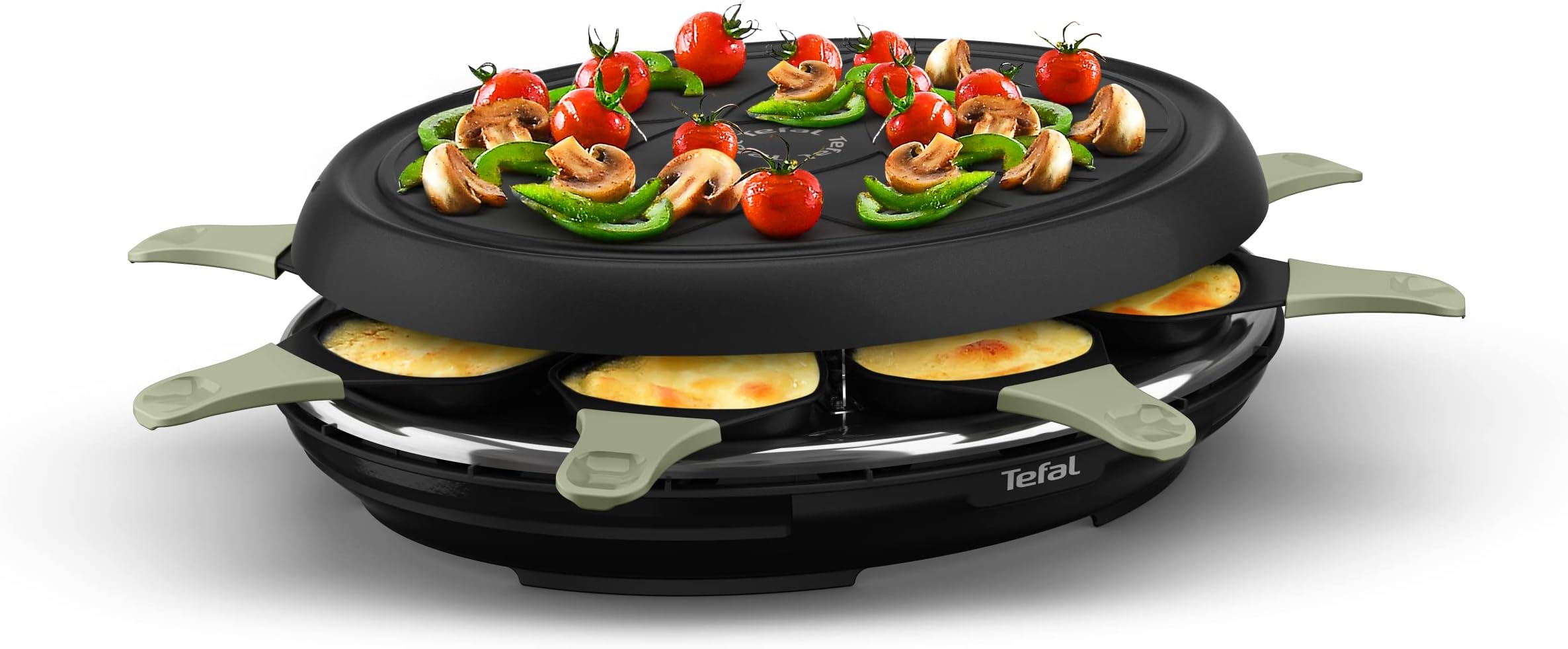 Amazon.de: Tefal Raclette Grill Ambiance, Raclette 10 Personen, inkl ...