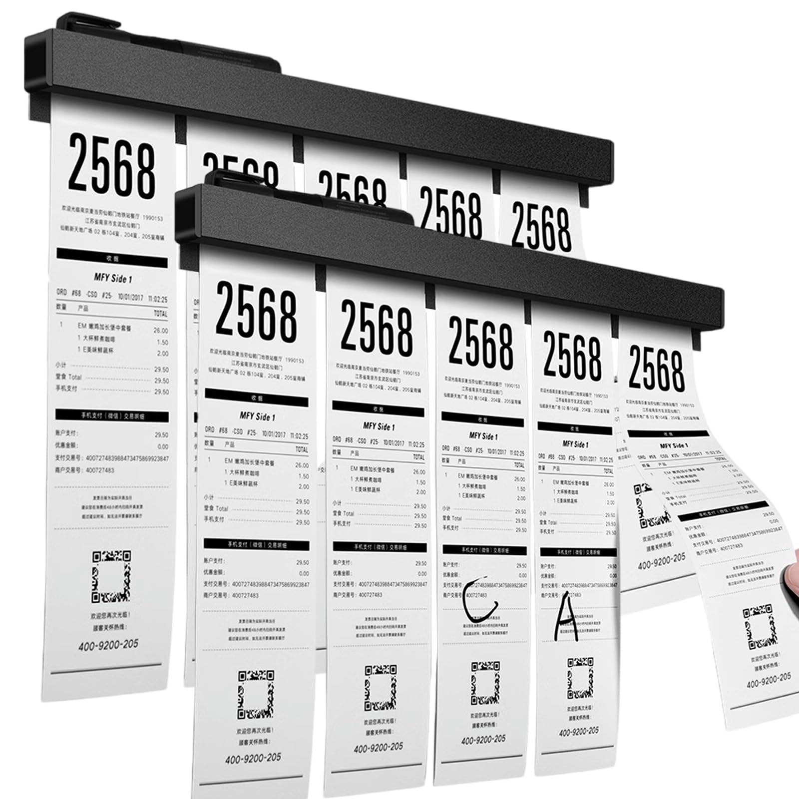 Snapklik.com : 2 Pieces Ticket Holder Receipt Holder For Restaurant ...