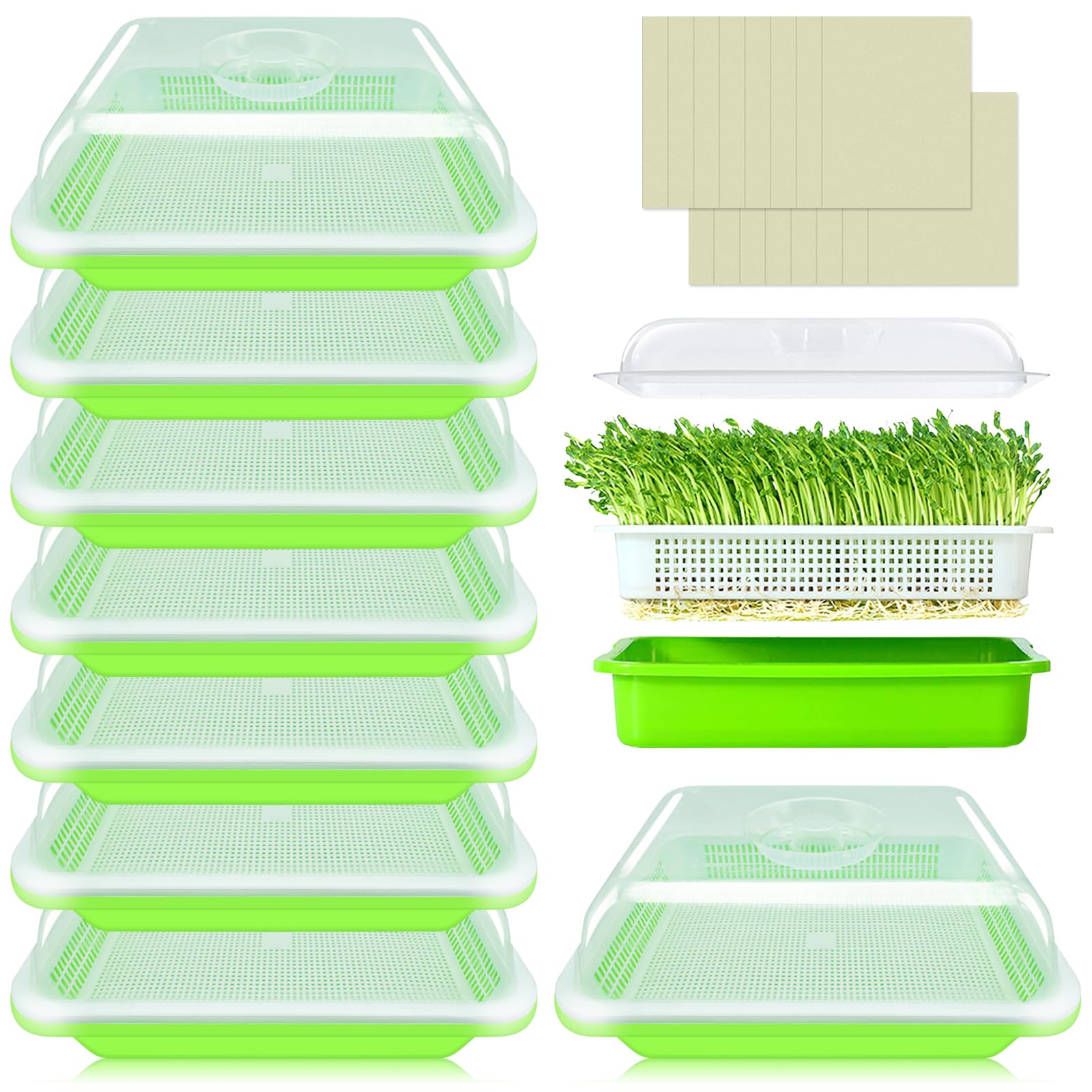 Snapklik.com : Legigo 8 Pack Seed Sprouter Trays