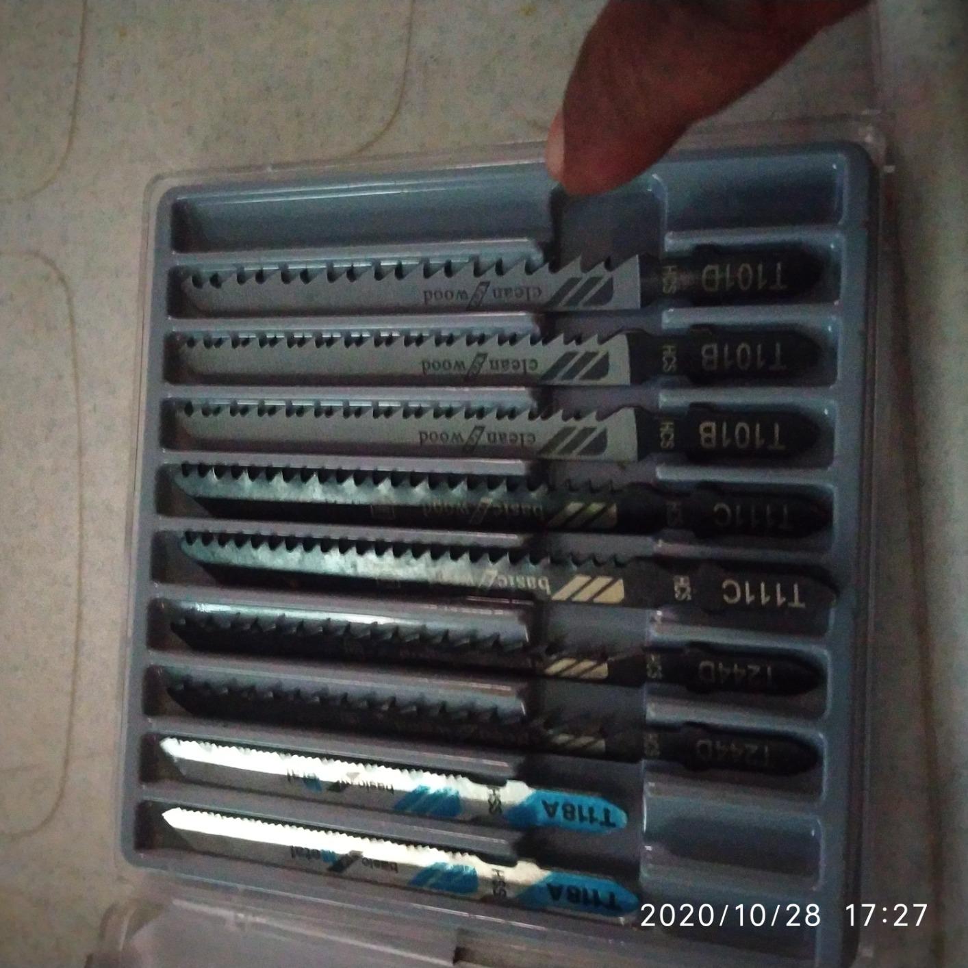 Homdum 10 pc Heavy Duty Jigsaw Blades Set For Metal Wood cutting ...