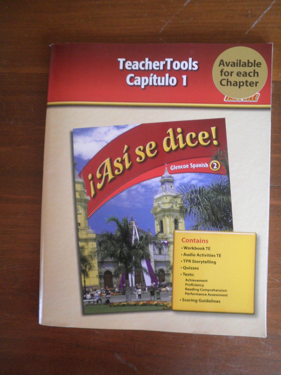 Asi se dice! Spanish 2 Teacher Tools Capitulo 1: unknown author ...