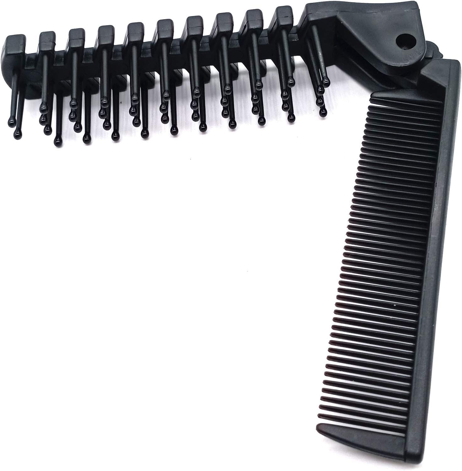 Amazon.com : Qjaiune 12 PCS Travel Foldable Brush Comb, Plastic Folding ...