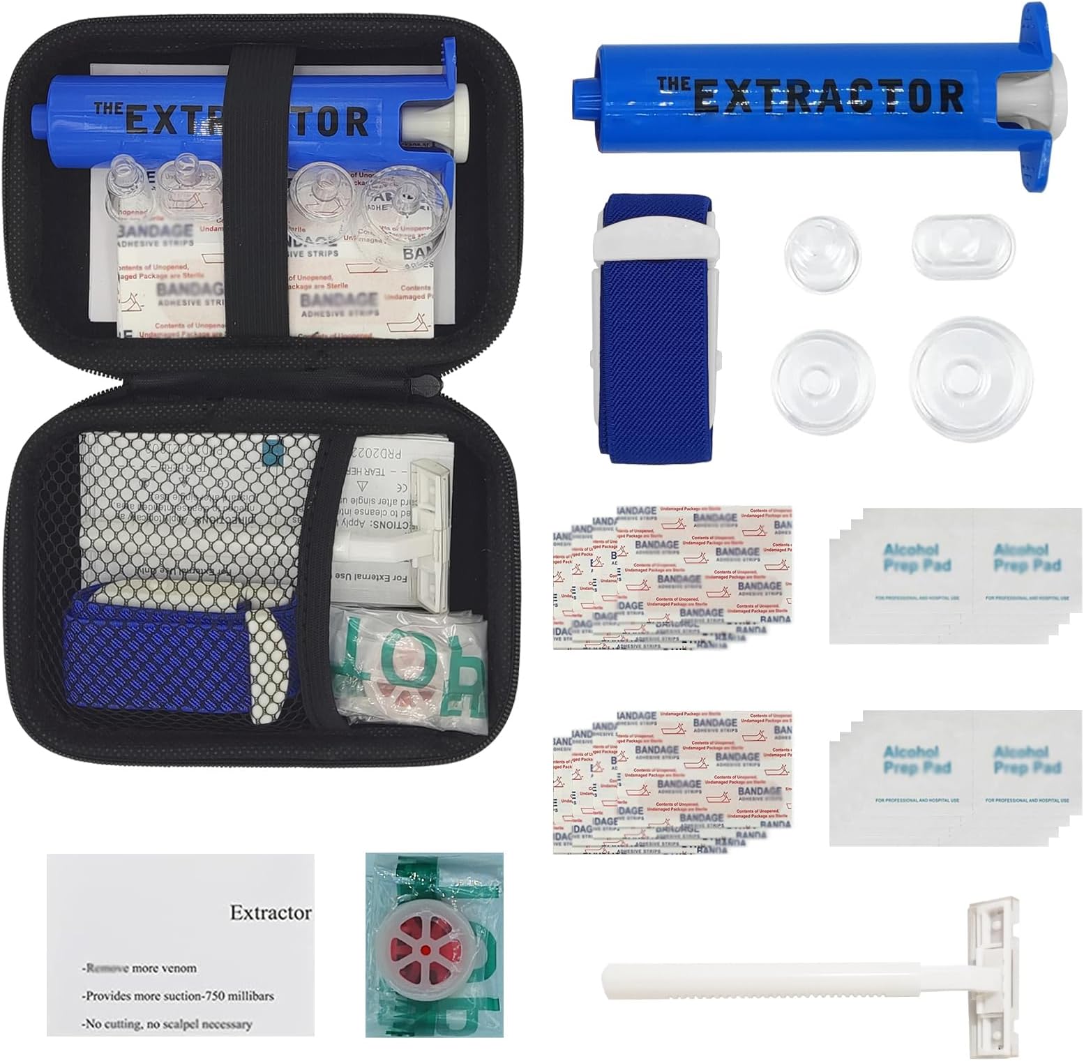 Amazon.com: Snake Bite Kit, Bee Sting Kit, Emergency First Aid Supplies ...