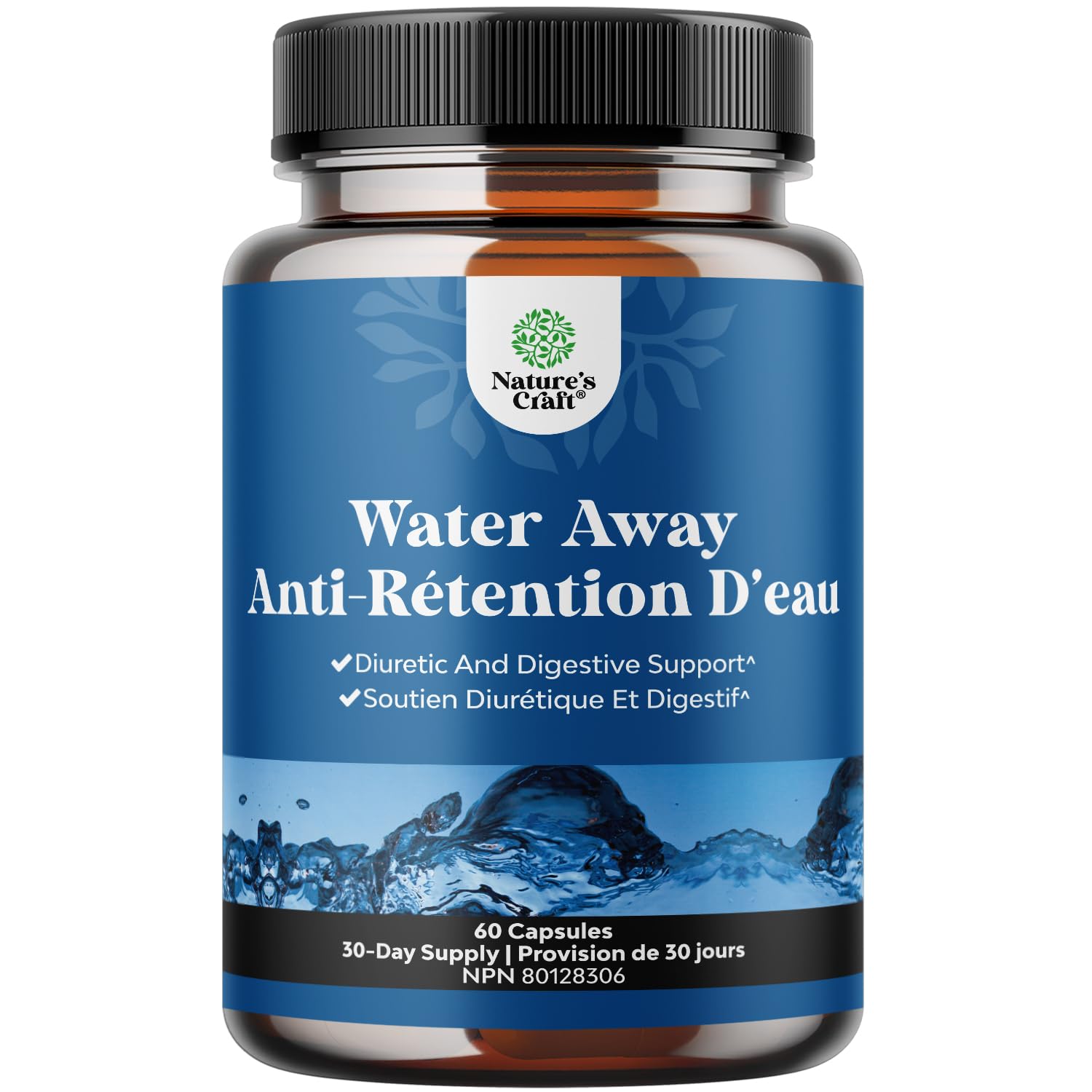 Potent Water Away Pills for Adults - Herbal Diuretic Pills for Water ...