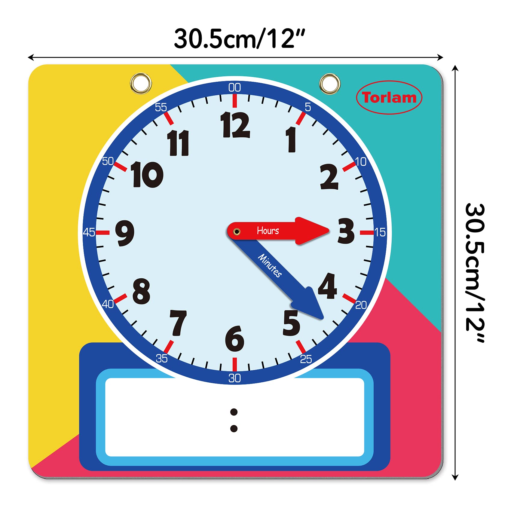 Magnetic Writable Dry Erase Learning Clock Clock For Kids Learning To magnetic-writable-dry-erase-learning-clock-clock-for-kids-learning-to