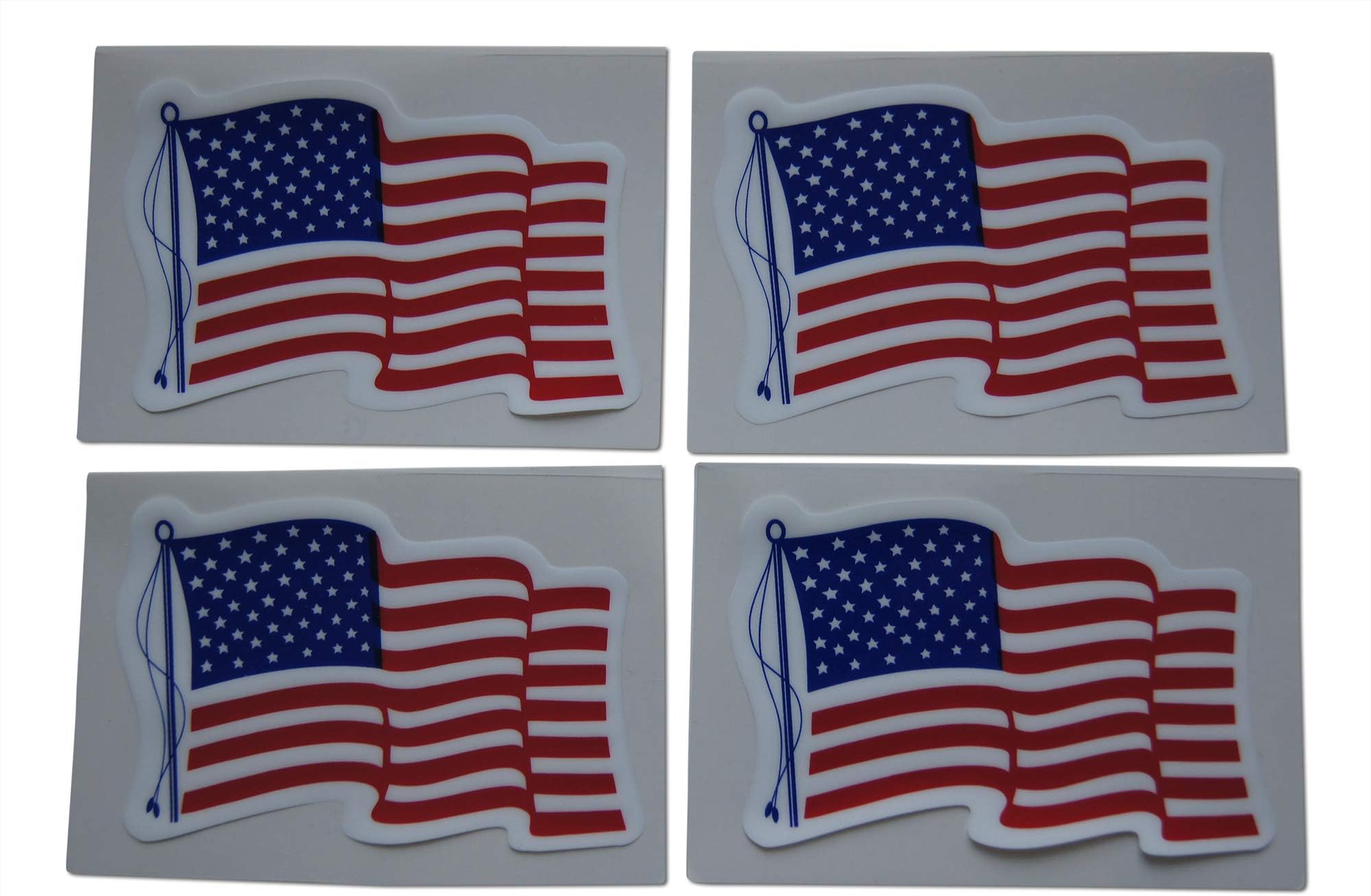 Amazon.com: American Flag Patriotic Military Static Cling Window Set ...