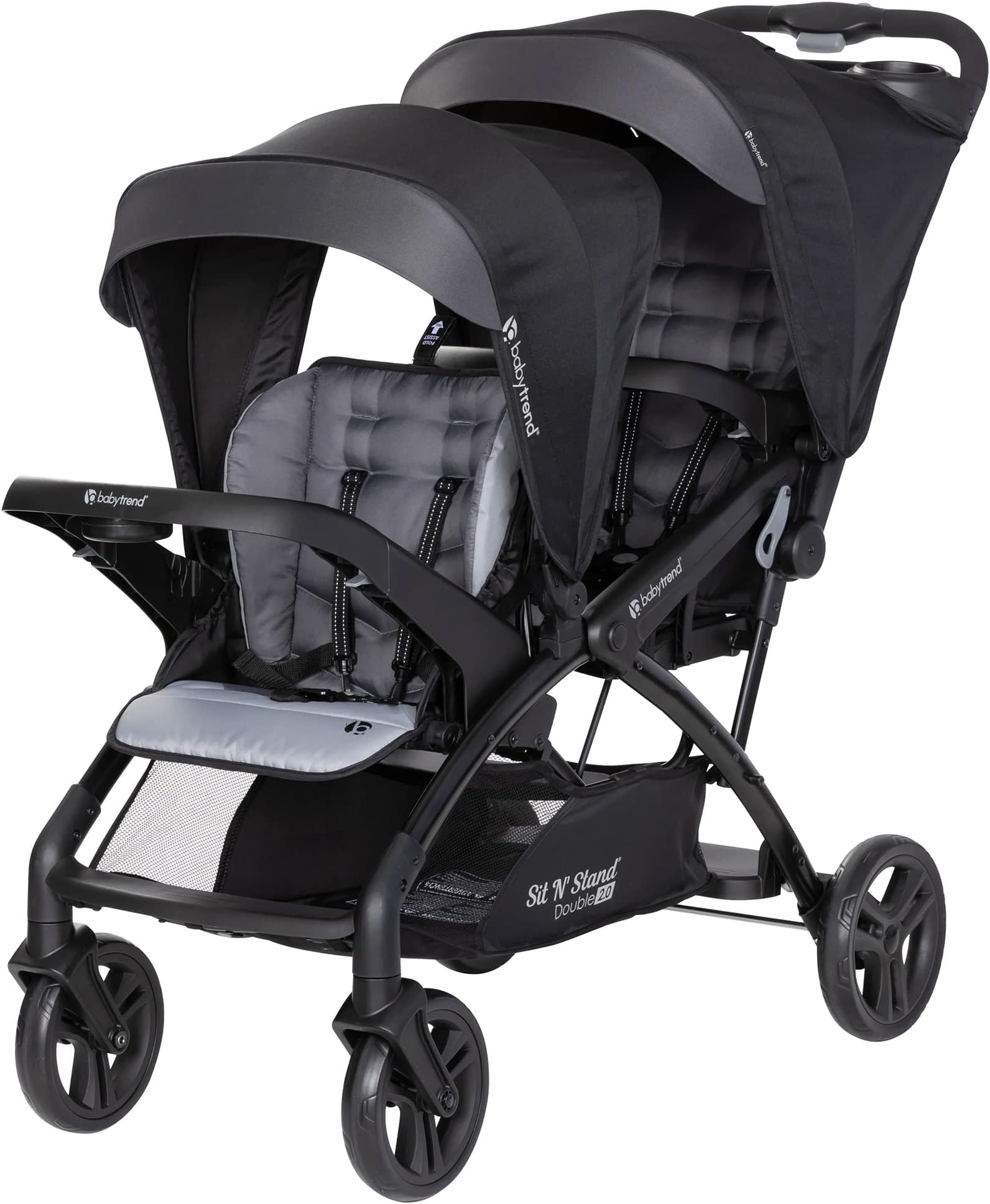 Amazon.com : Baby Trend Sit N' Stand Double Stroller & Travel System ...