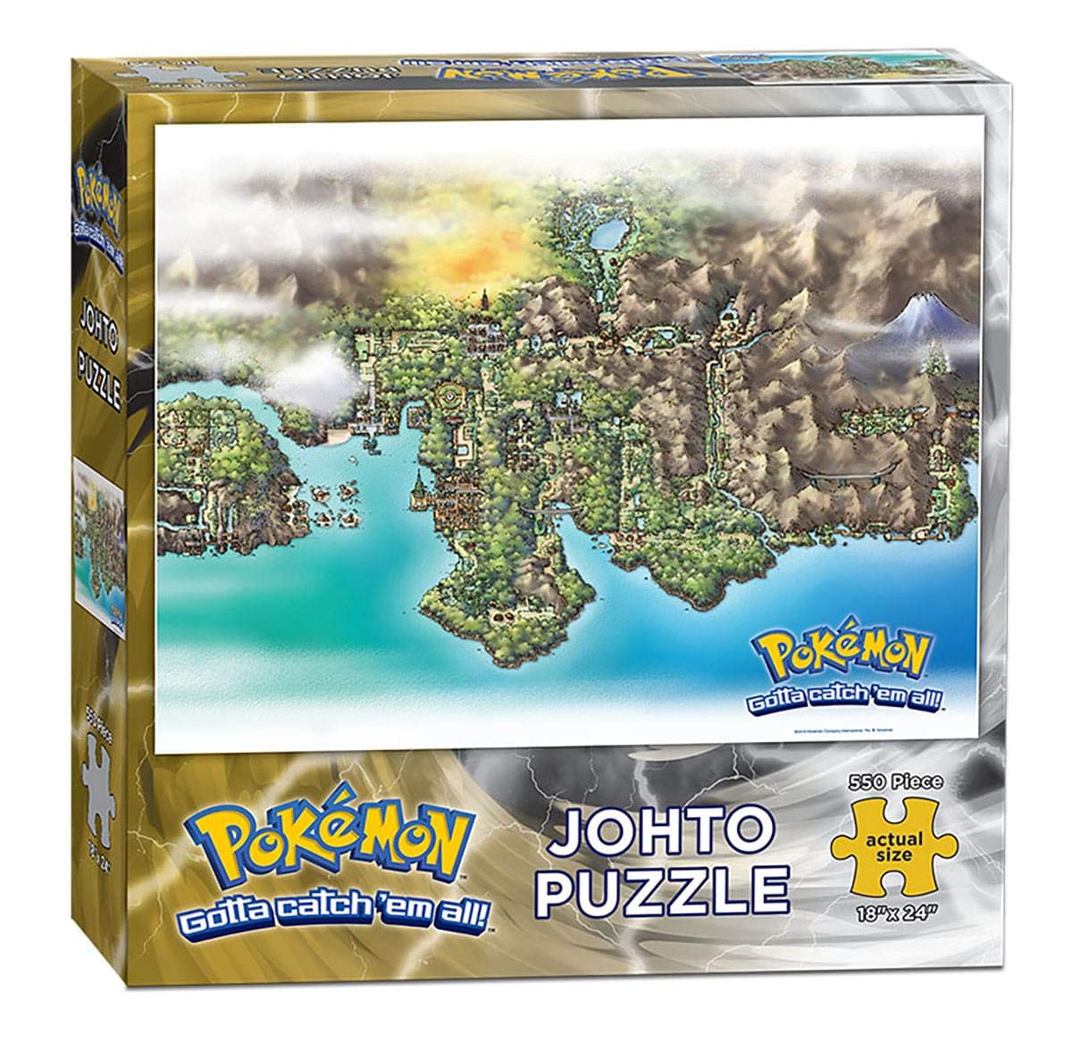 Pokemon Johto Region Map
