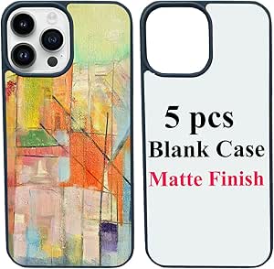 Amazon.com: JUSTRY 5PCS Sublimation Blank Phone Case Bulk Covers Compatible with iPhone 12 Pro ...
