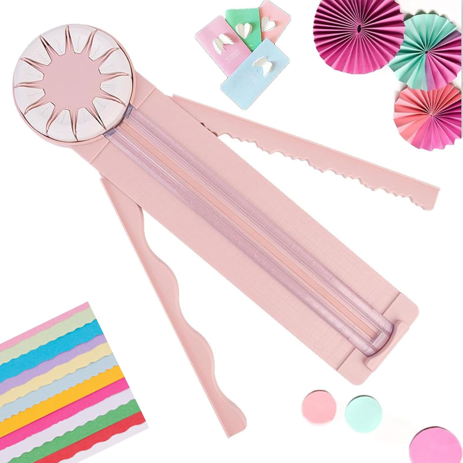 Amazon.com : Paper Craft Edge Cutter, 12-Shapes in 1 Craft Paper Edge ...