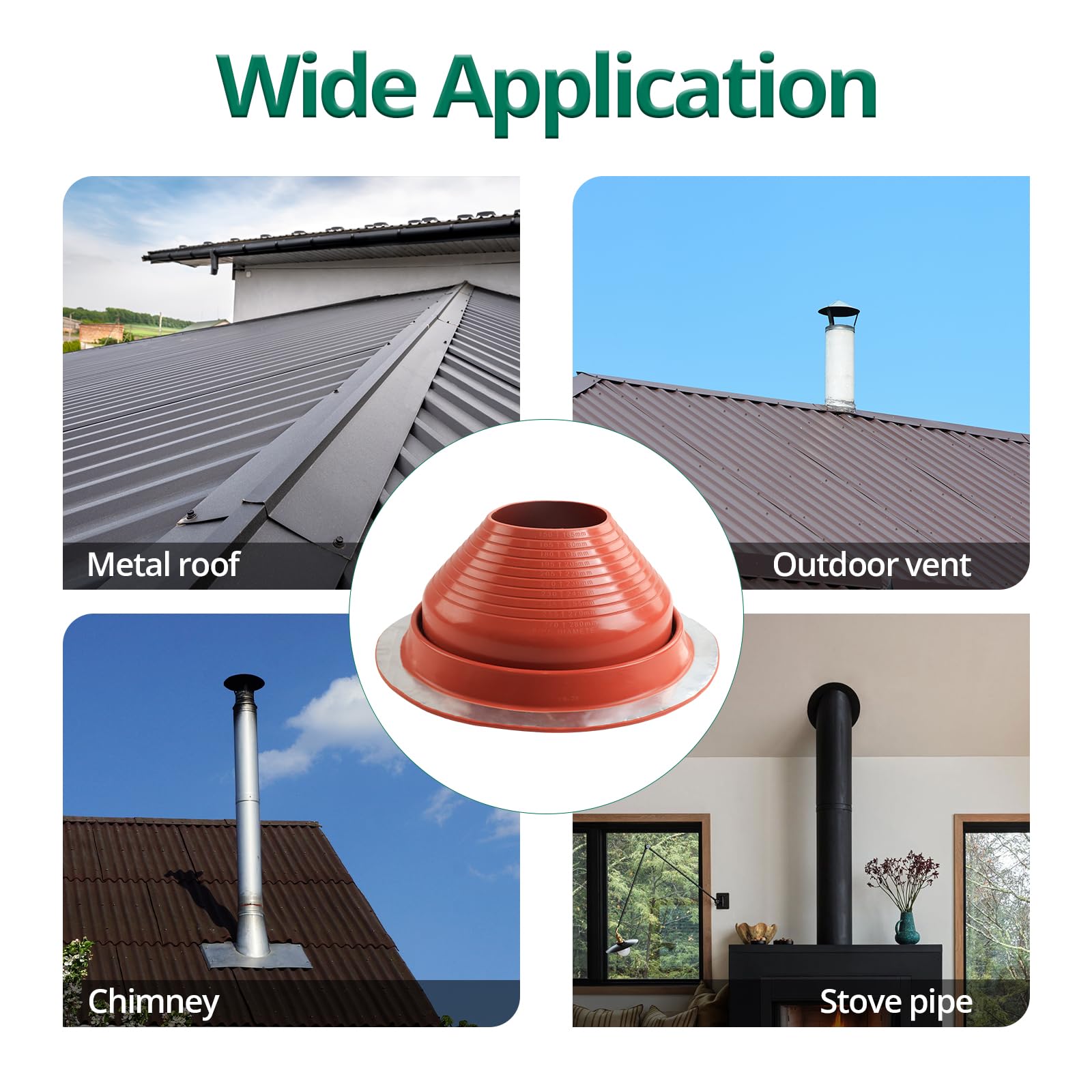 Metal Chimney Flashing Metal Roof