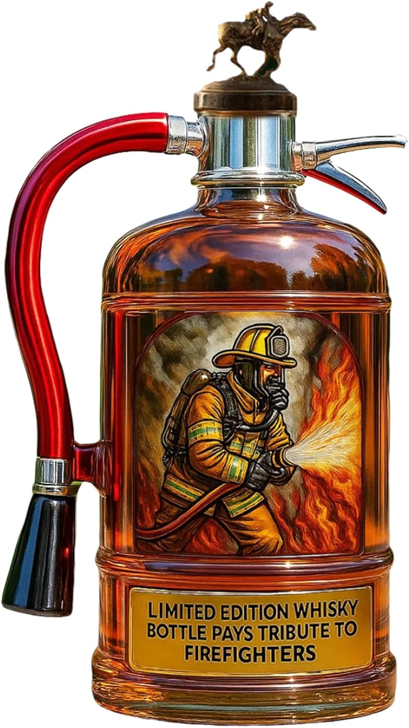 Amazon.com: Fire Extinguisher Whisky Bottle Pays Tribute to ...