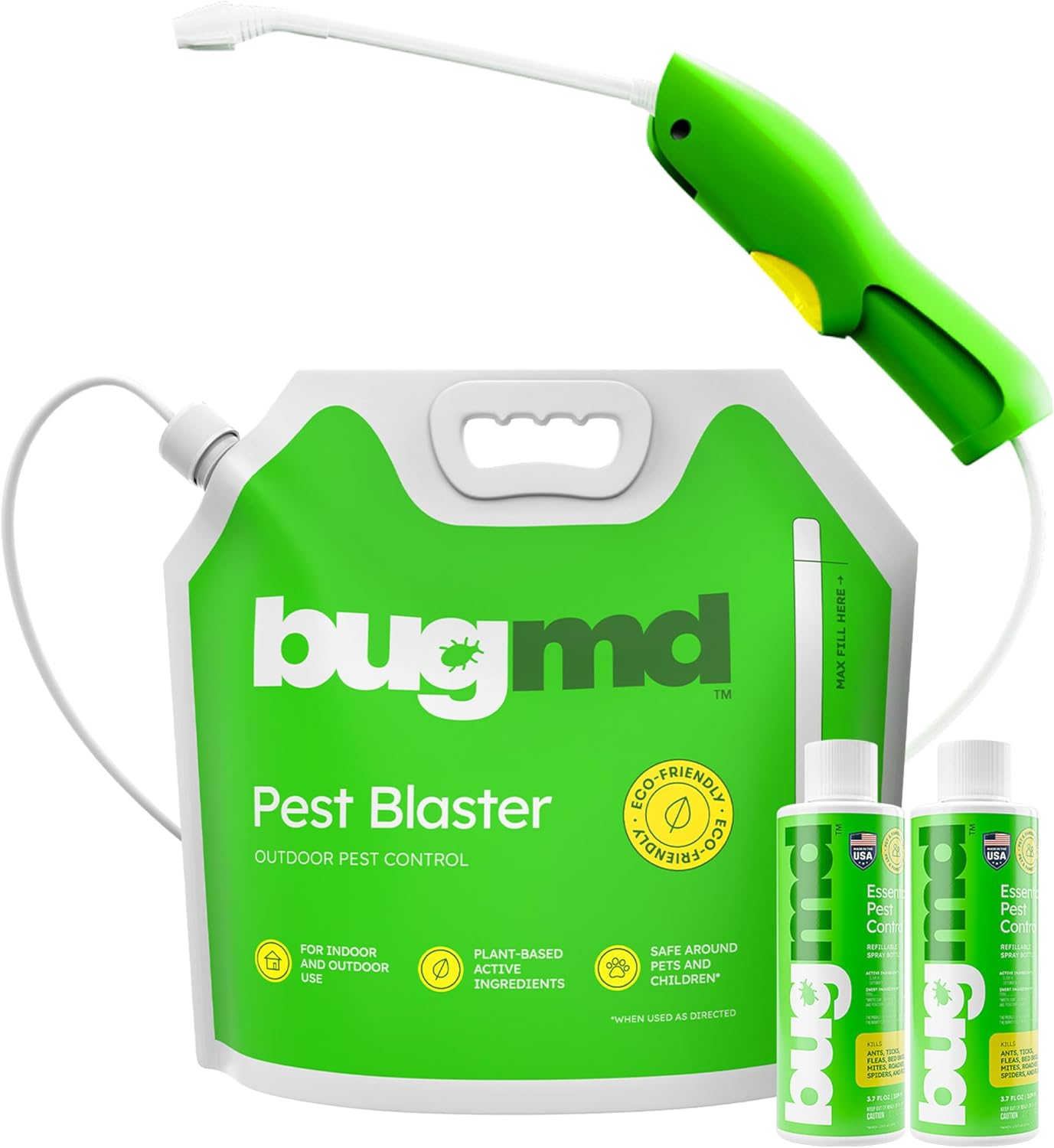 Amazon.com: BugMD Blaster Kit - 2 Pack Pest Control Essential Oil ...