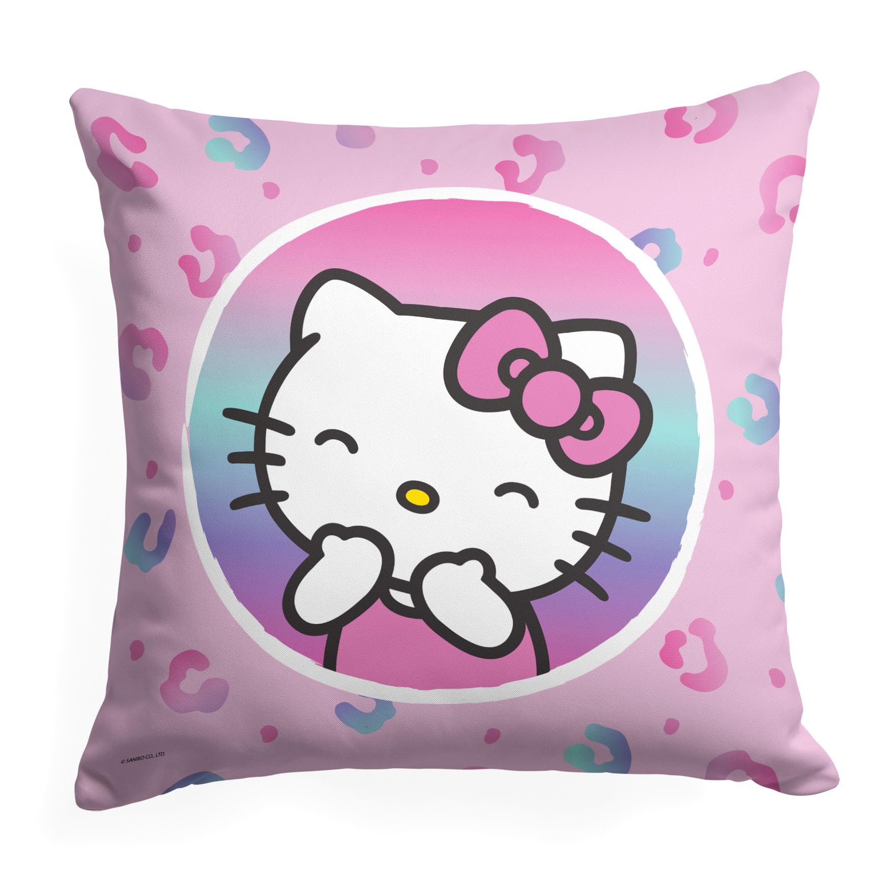 Amazon.com: Northwest Hello Kitty Pillow, 18" x 18", Giggle Kitten ...