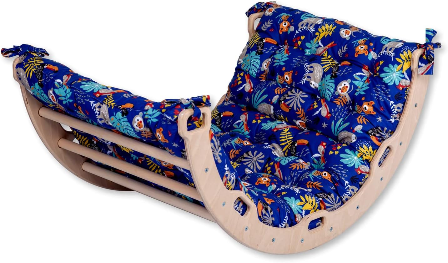 Amazon.com: Climbing ARCH | Montessori Rocker ARCH | Wooden Climbing ...