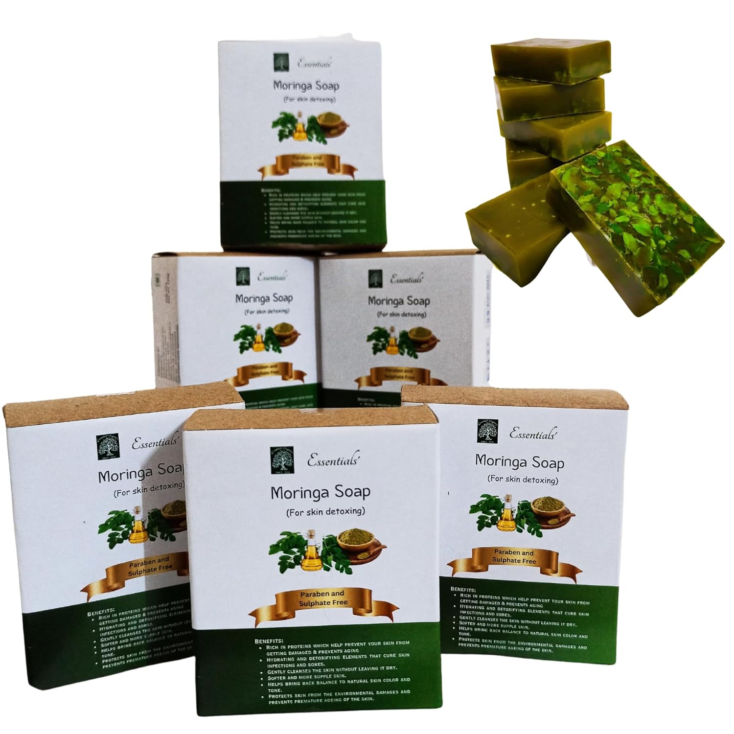 Buy Essentials' Moringa Soap 110g - Skin Detox - Anti aging - soft ...