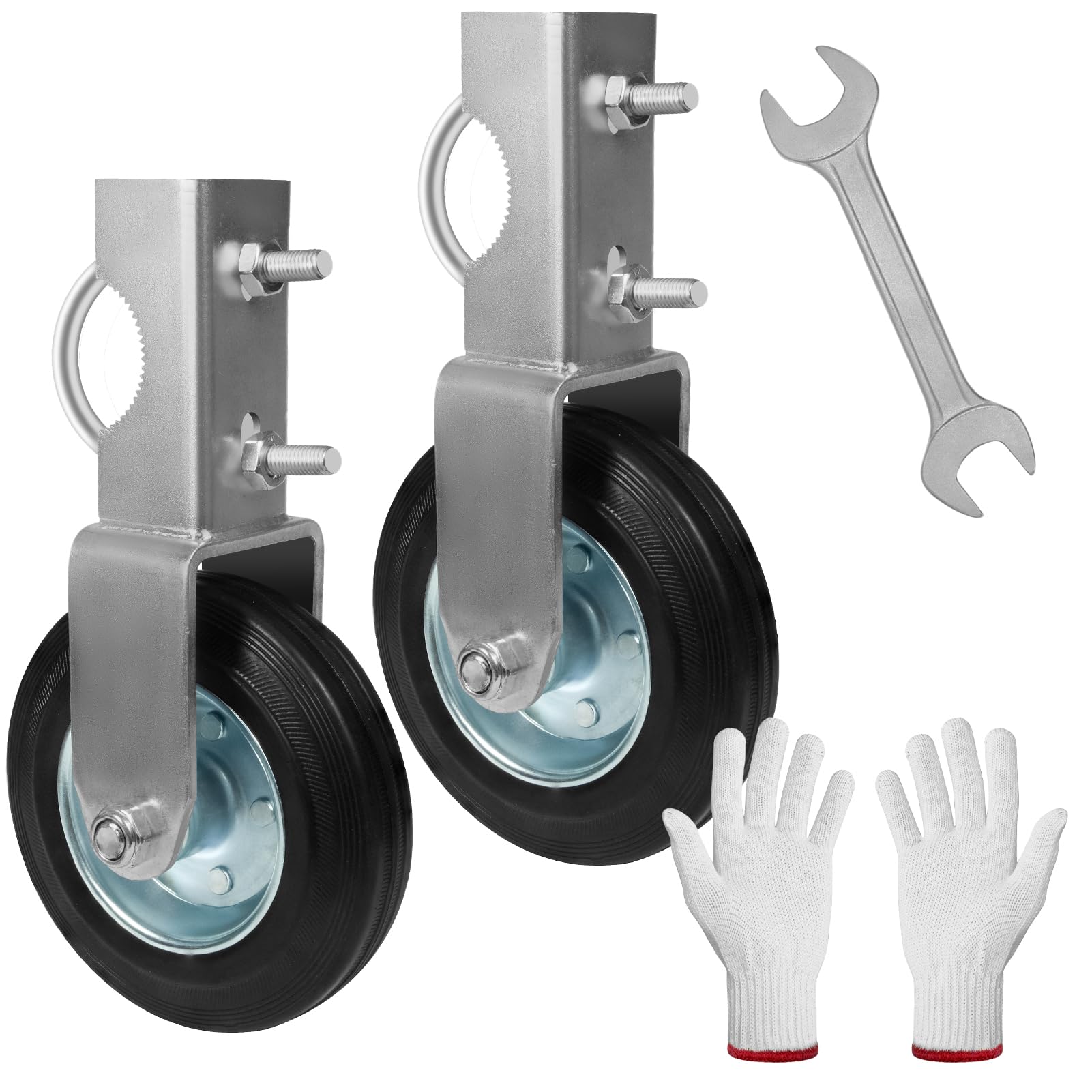 Snapklik.com : 6" Gate Wheel For Supporting Metal Swing Gates