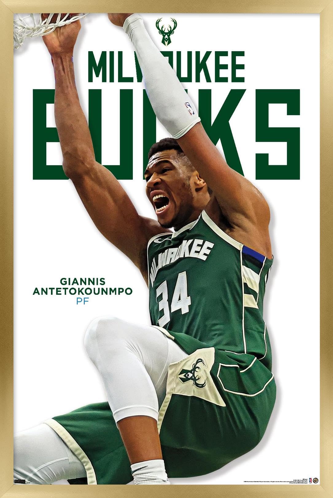 Amazon.com: Trends International NBA Milwaukee Bucks - Giannis ...