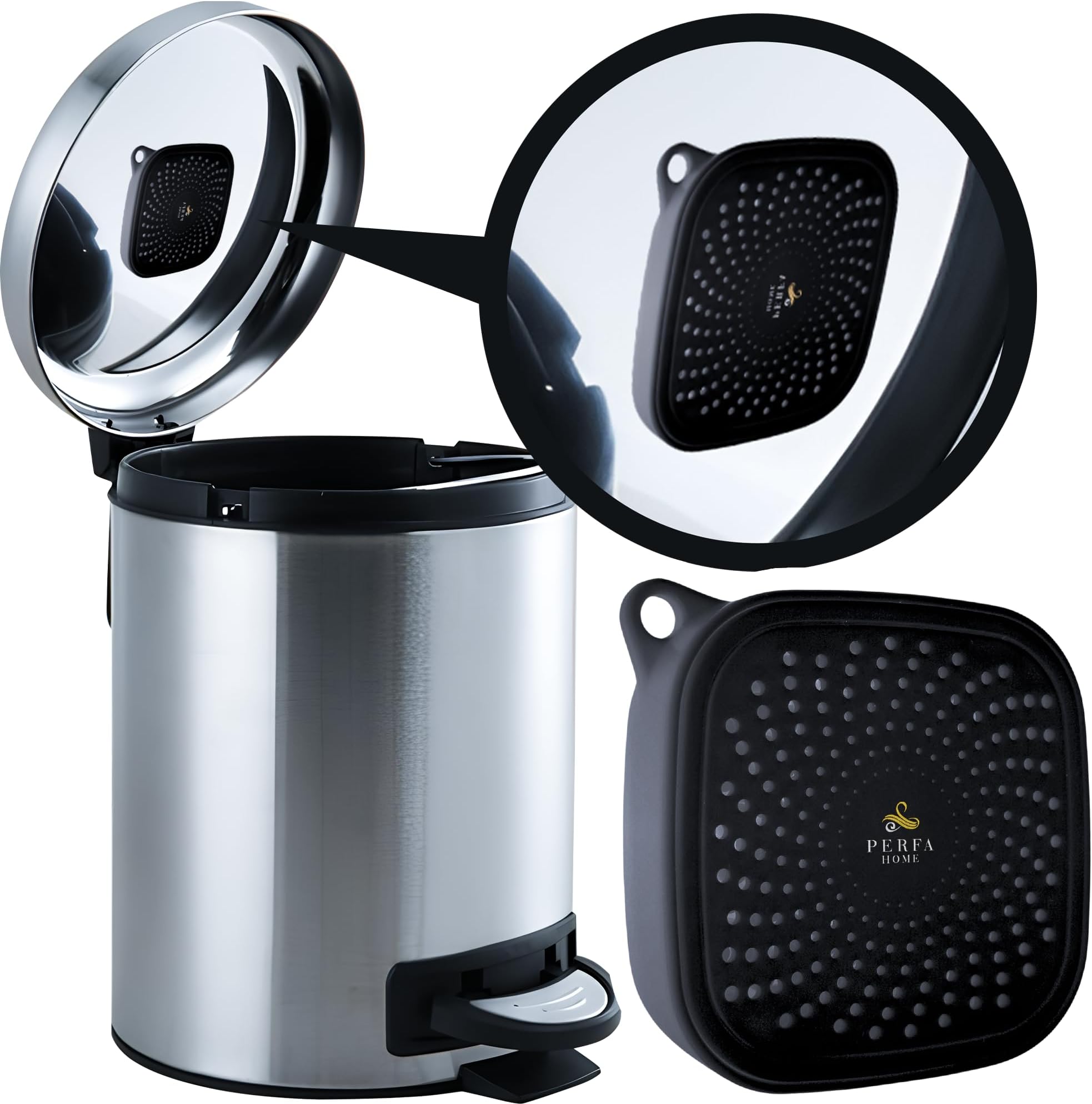 Amazon.com: Compact and Multifunctional Trash Can Deodorizer | Trash ...