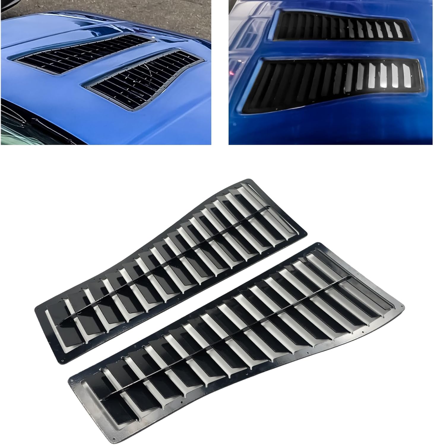 Amazon.com: sosega Steel Hood Louver Compatible with 1985-1990 Chevy Chevrolet Camaro Z28 IROC-Z ...
