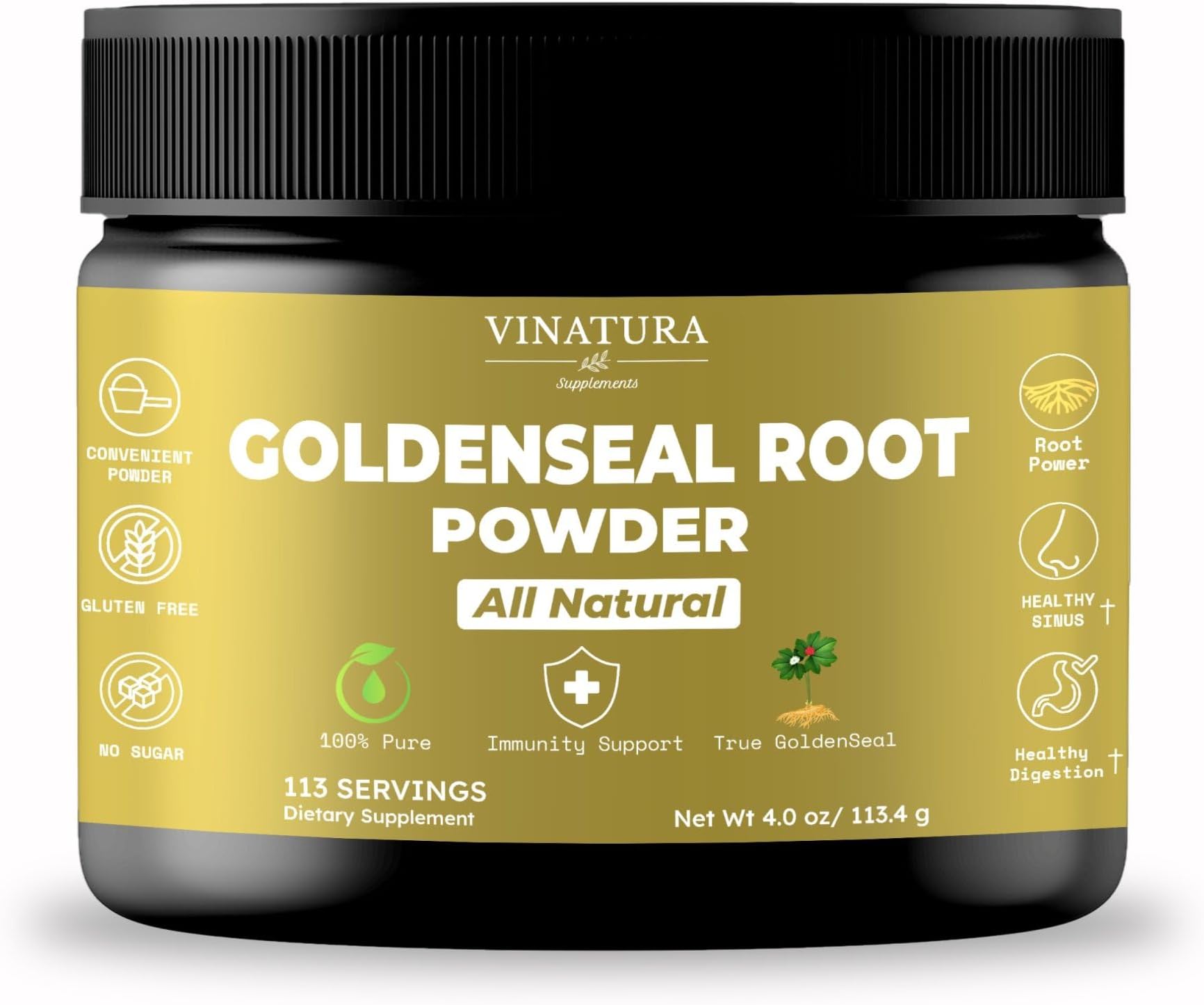 Amazon.com: Starwest Botanicals Organic Goldenseal Root Powder, 4 ...