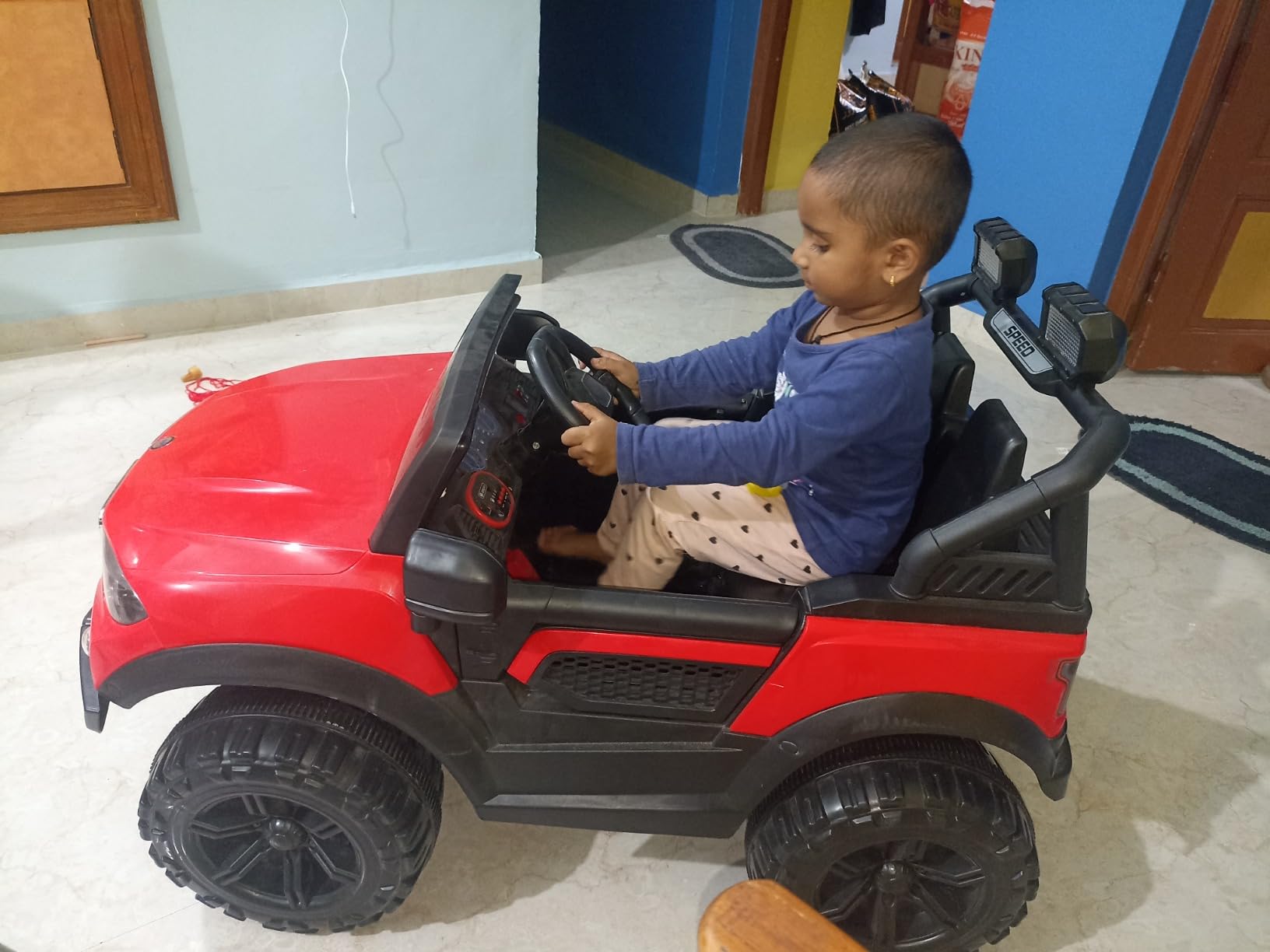 Buy Jammbo X6 Battery-Operated Ride-on Premium Jeep Car for Kids - Dual ...