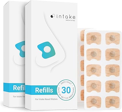 Amazon.com: Intake Breathing Refill Packs (60 Count (Pack of 2 ...