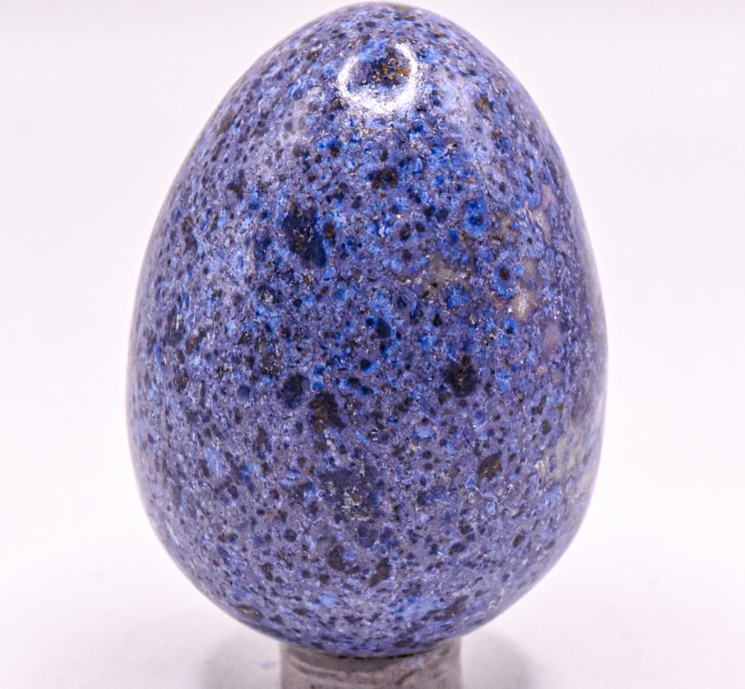 Amazon.com: 55mm 140g Blue Orbicular Orbs Dumortierite Egg Polished ...