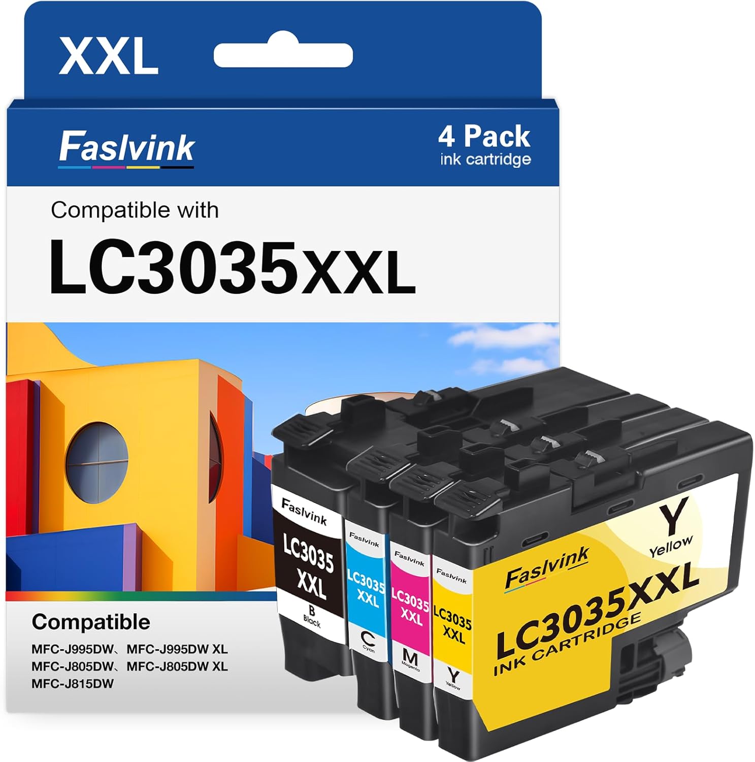 Amazon.com: Faslvink Compatible LC3035 High Yield Ink Cartridge ...