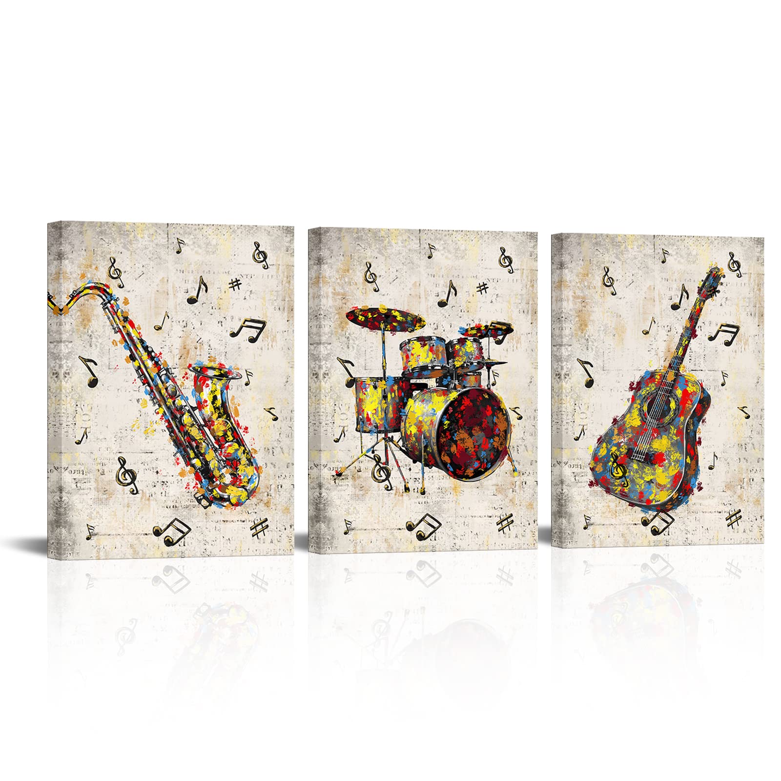 Jazz Instrument Paintings