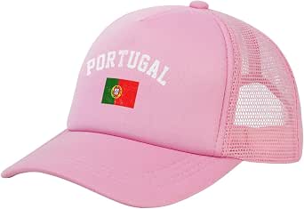 PAUPPY Funny-Portugal-Flag-Portuguese-Gifts for Women Men Gifts Pink ...