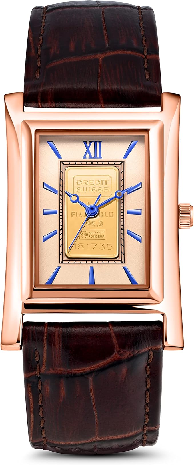 Stauer Alta Gold Ingot Swiss Watch for Men – Swiss-Made Gold Watch w ...