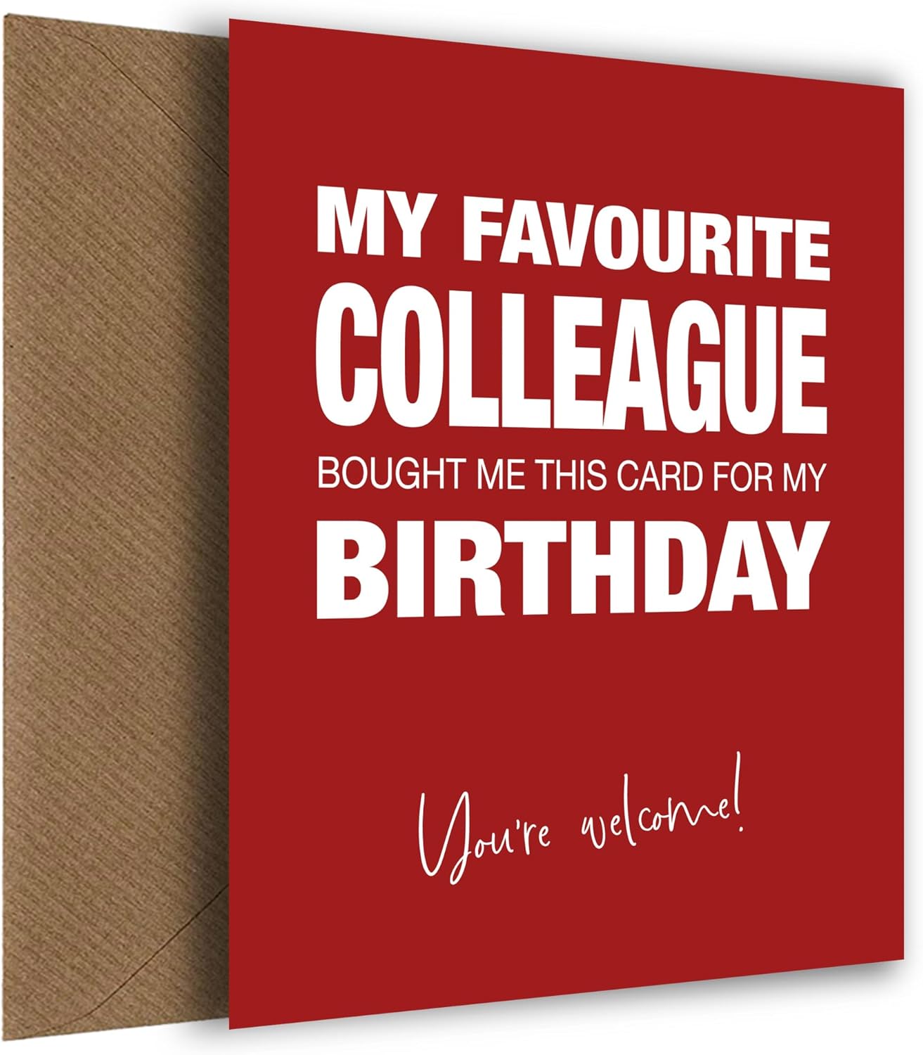 Funny Birthday Card for Colleague from Favourite Colleague - Happy Bday ...