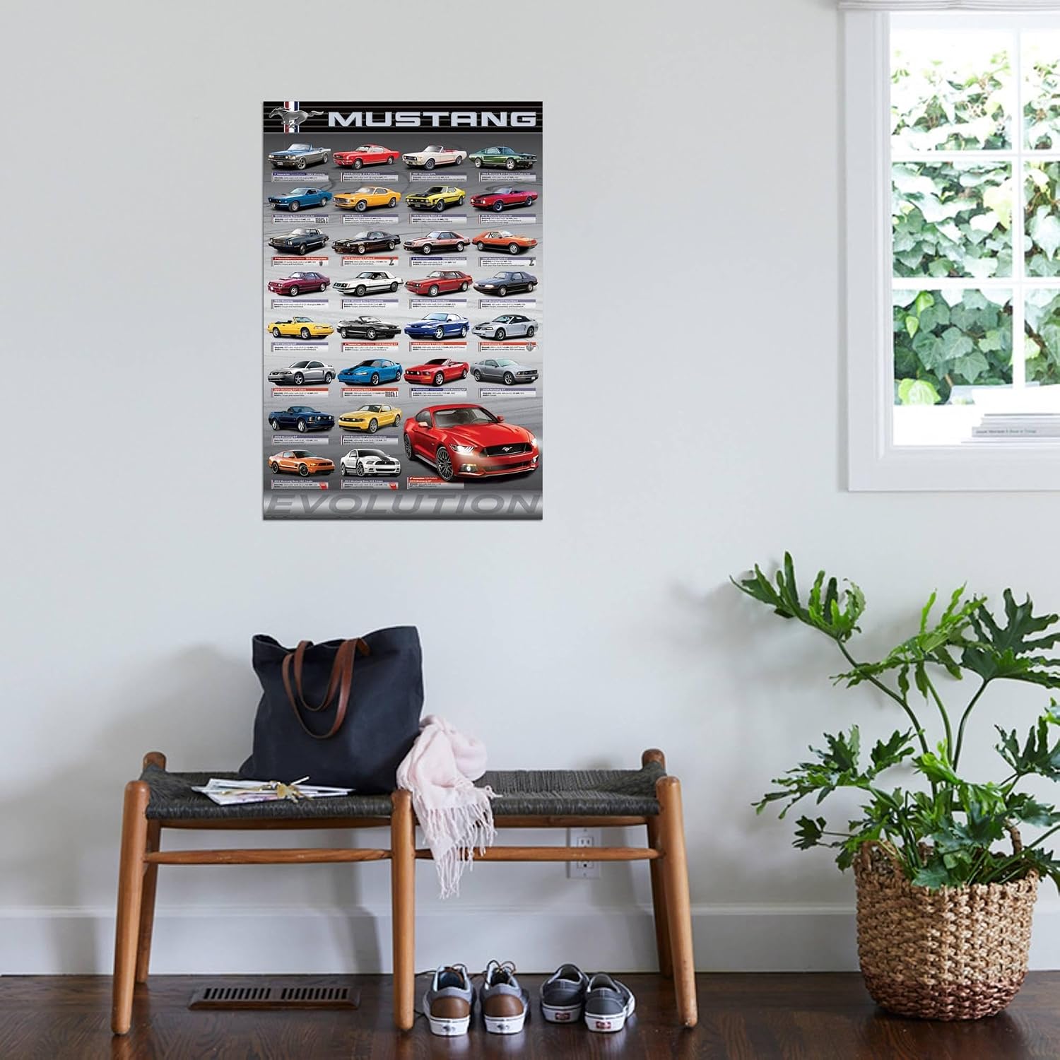 AllPosters Póster de pared Ford Mustang- 50 años de evolución, 24×36 ...