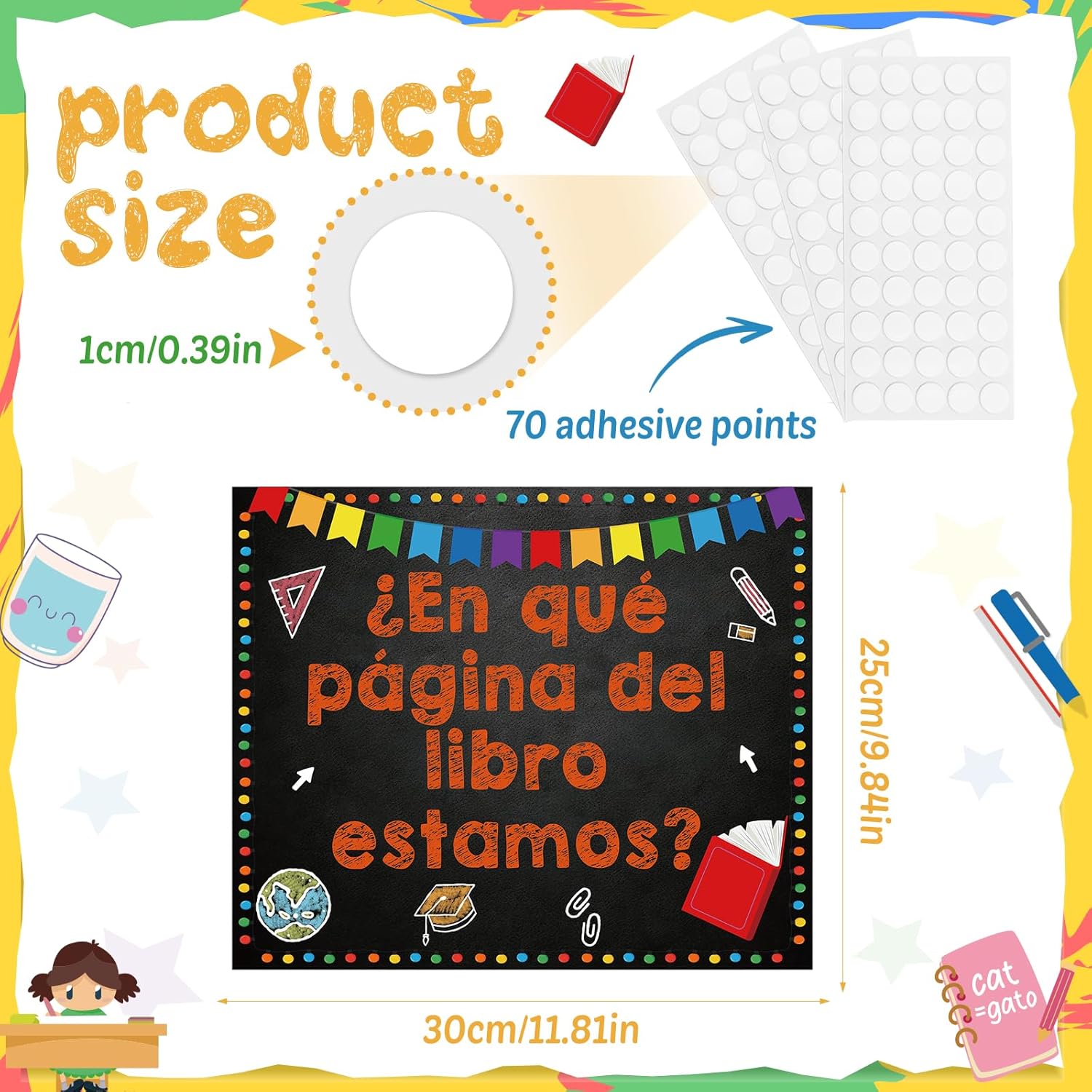 16 PCS Spanish Posters Classroom Decorations Philippines | Ubuy