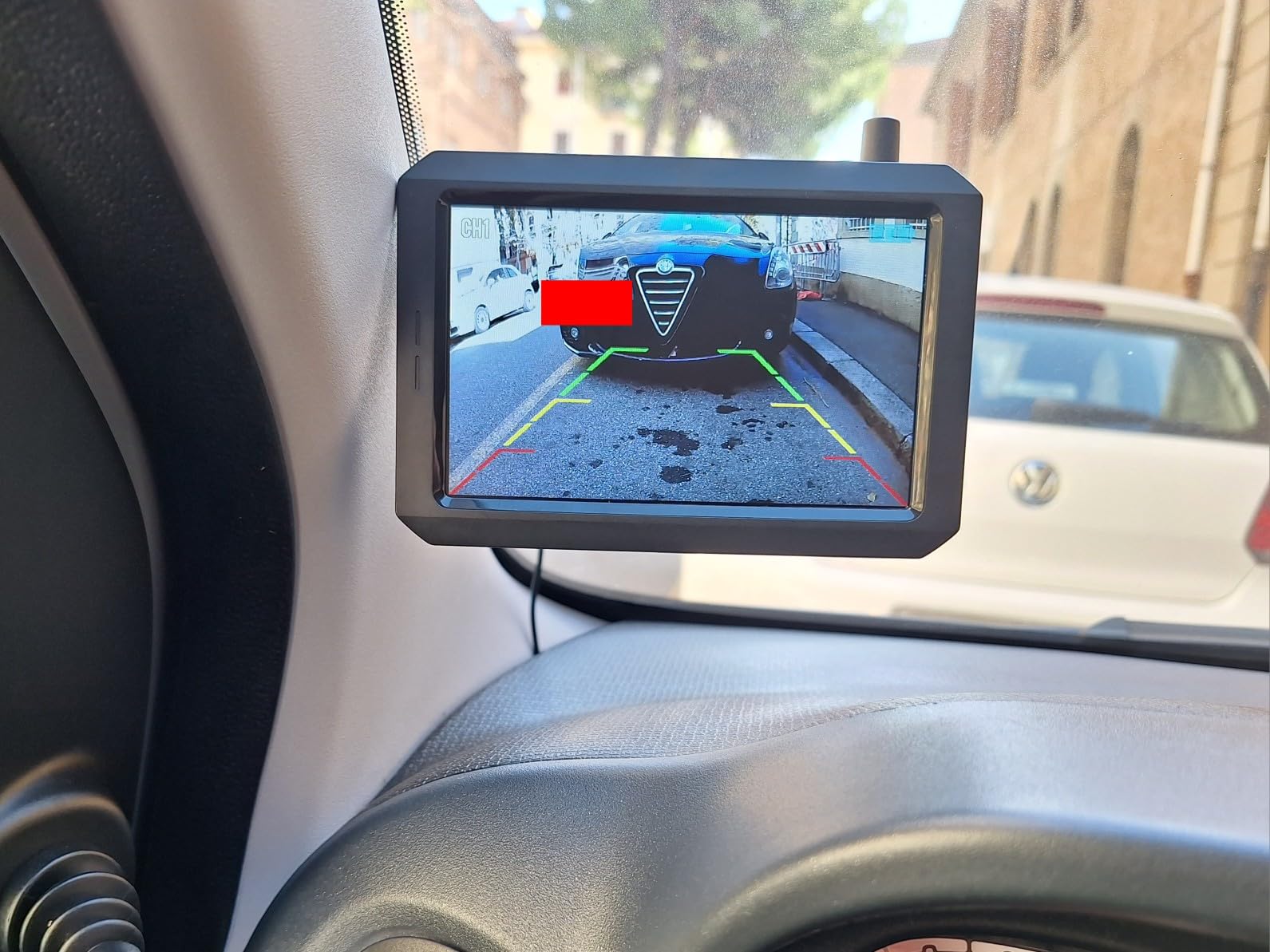 AUTO-VOX TW1 Telecamera Retromarcia Wireless Solar, Retrocamera Auto ...