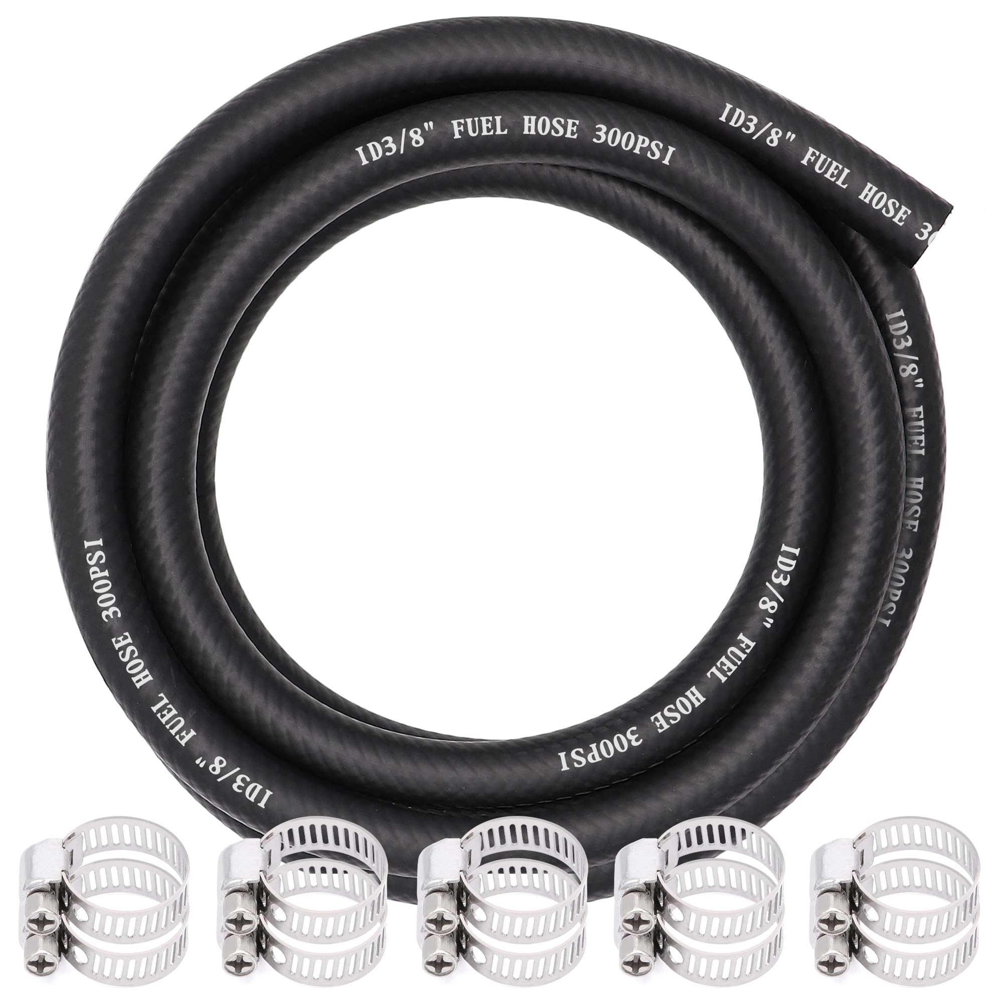 Amazon.com: Ruikarhop 3/8" Fuel Hose Line Push Lock NBR Rubber 10FT SAE ...