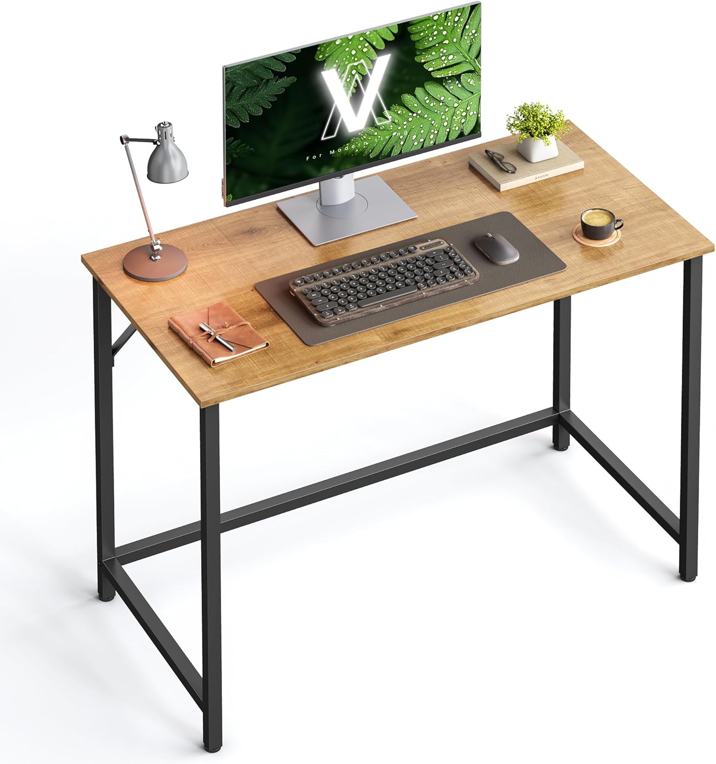 Amazon.com: VASAGLE Computer Desk, Gaming Desk, Home Office Desk, for ...
