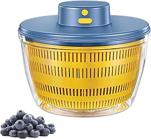 Amazon.com: ERICAT Electric Lettuce Spinner, Rotary Veggie Washer with ...