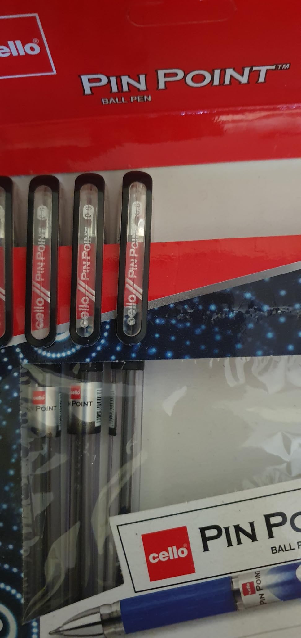 Cello Pinpoint Ball Pen Black (10 count) : Amazon.in: Office Products