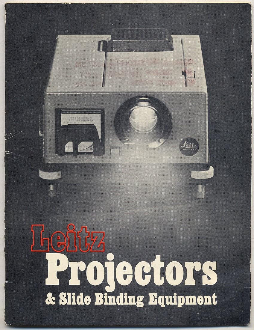 Leitz: Projectors and Slide Binding Equipment: unknown author: Amazon ...