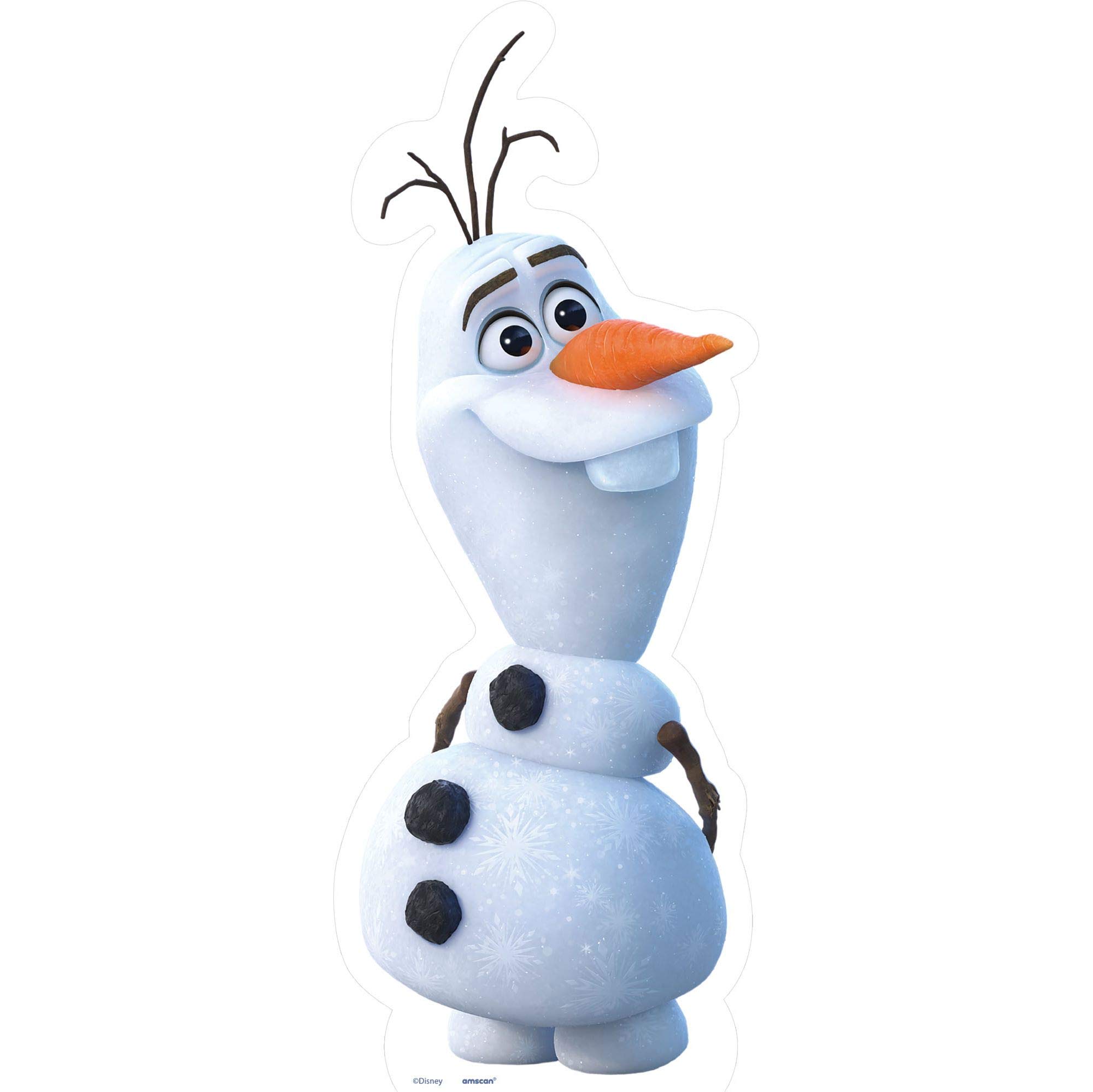 Party City Frozen 2 Olaf Life Size Cardboard Cutout 4ft | Desertcart ...