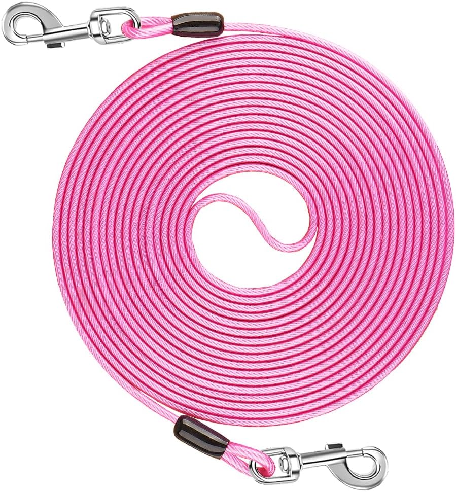 Amazon.com : Dog tie Out Cable, 10/20/25/30/50/70/100 feet, Suitable ...